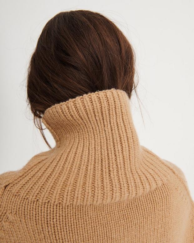 Lunet Chunky Turtleneck Sweater in Kelly Green | rag & bone Lunet Chunky Turtleneck Sweater in Kelly Green | rag & bone