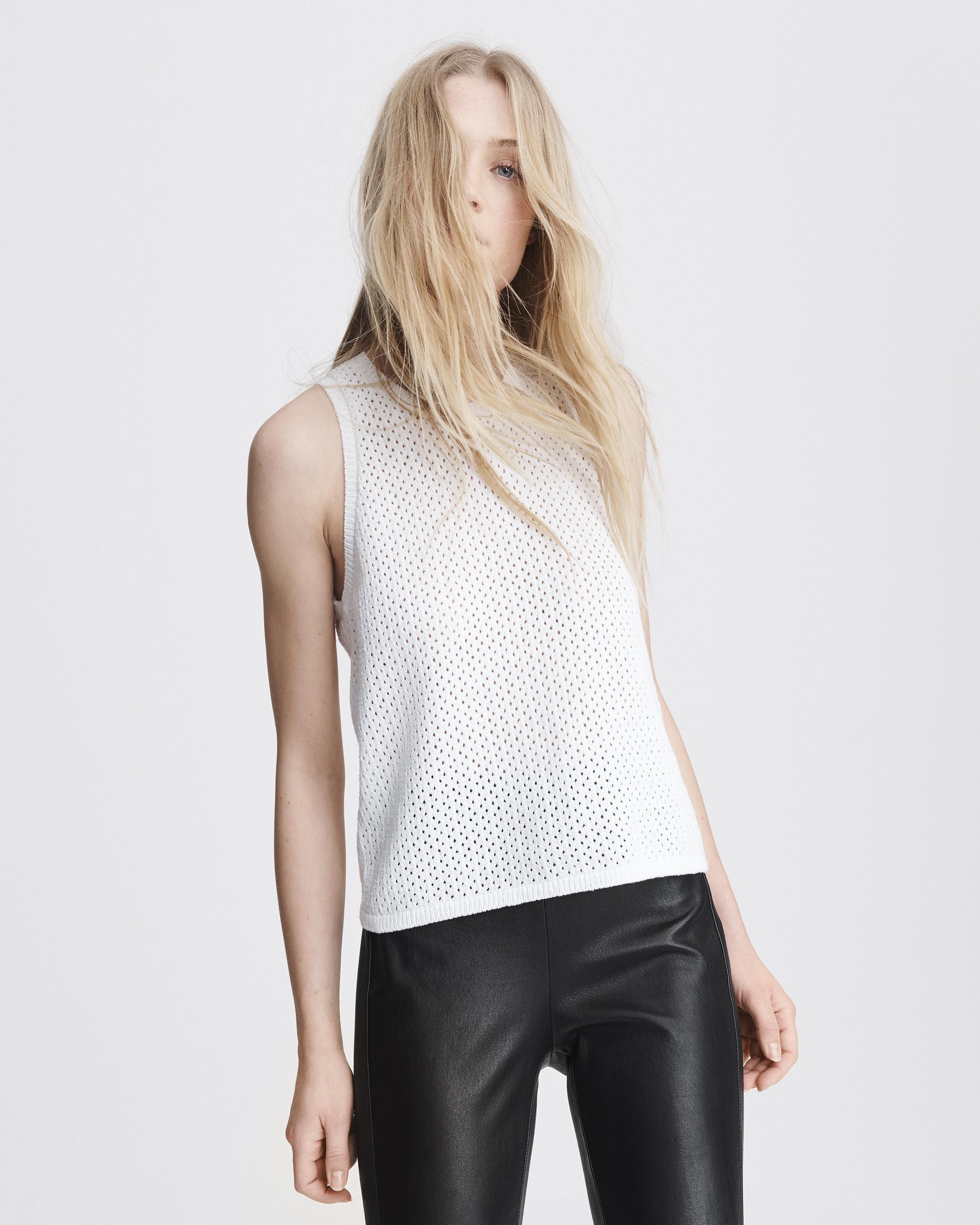 MESH TANK - Black | rag & bone