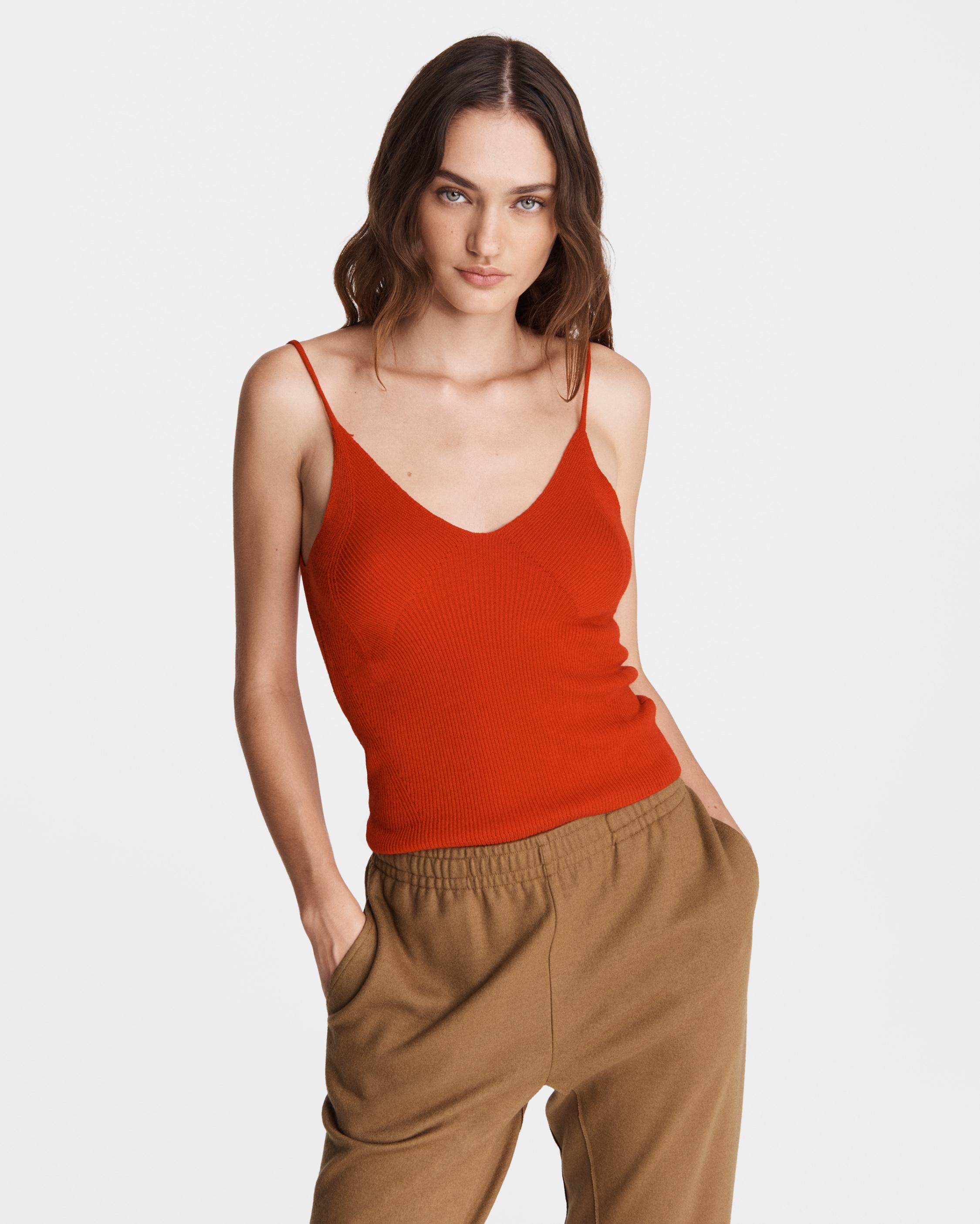 Selah Wool Cami - Red | rag & bone
