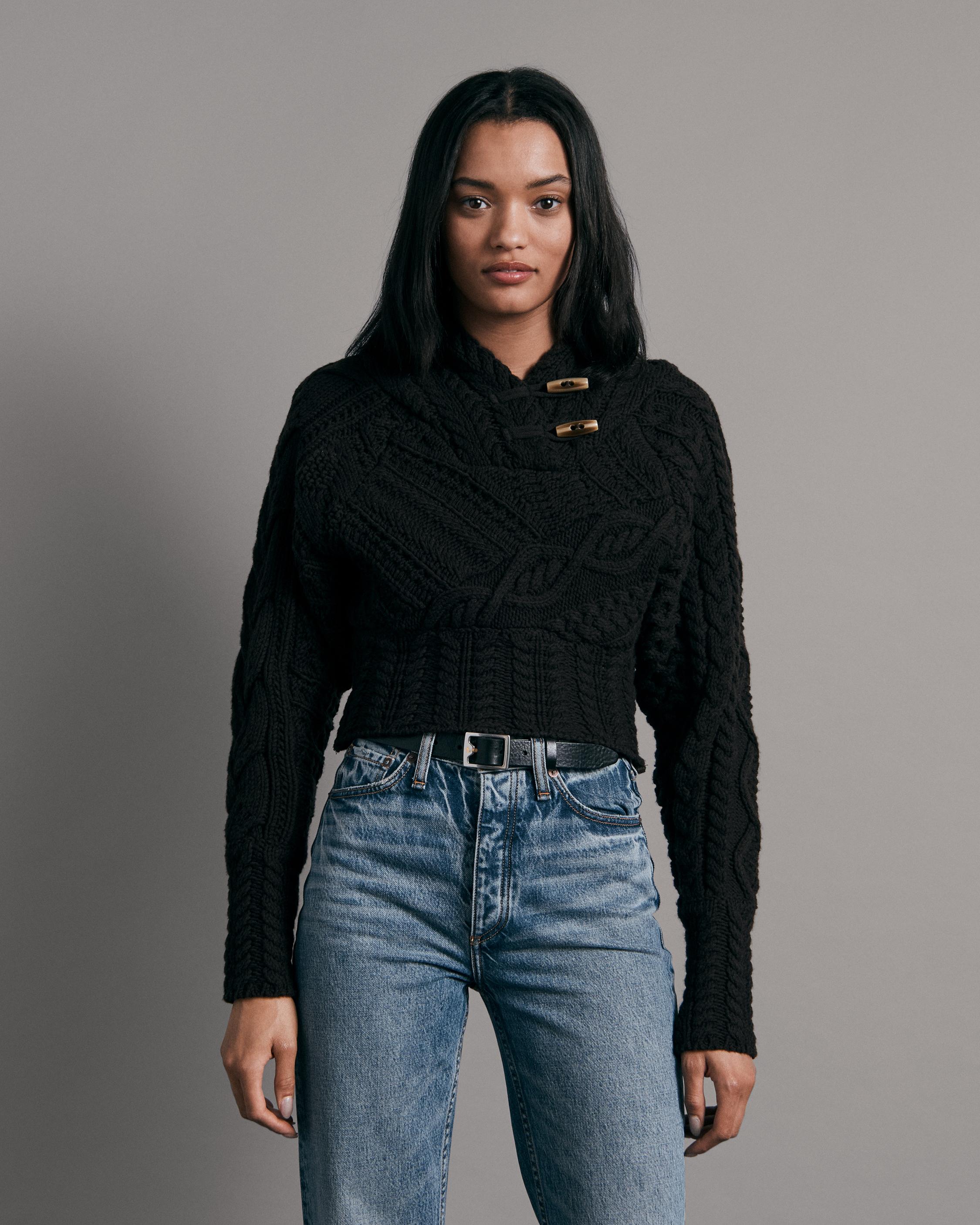 Reese Wool Shawl - Dark Brown | rag & bone
