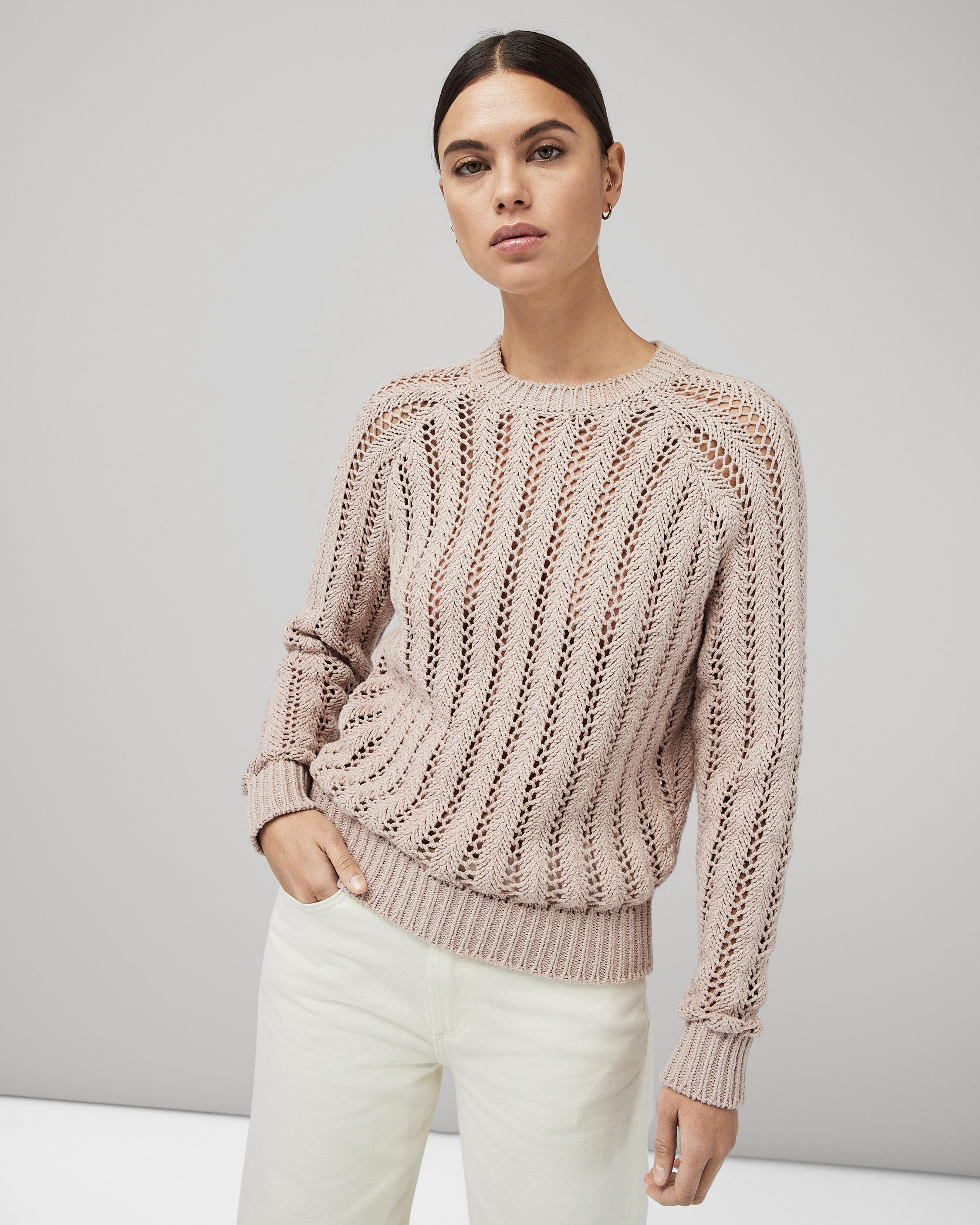 Adrienne Cotton Crew - Rose Dust | rag & bone