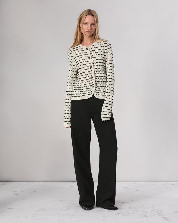 Elisa Cotton Cardigan - Turtledove | rag & bone Elisa Cotton Cardigan - Turtledove | rag & bone