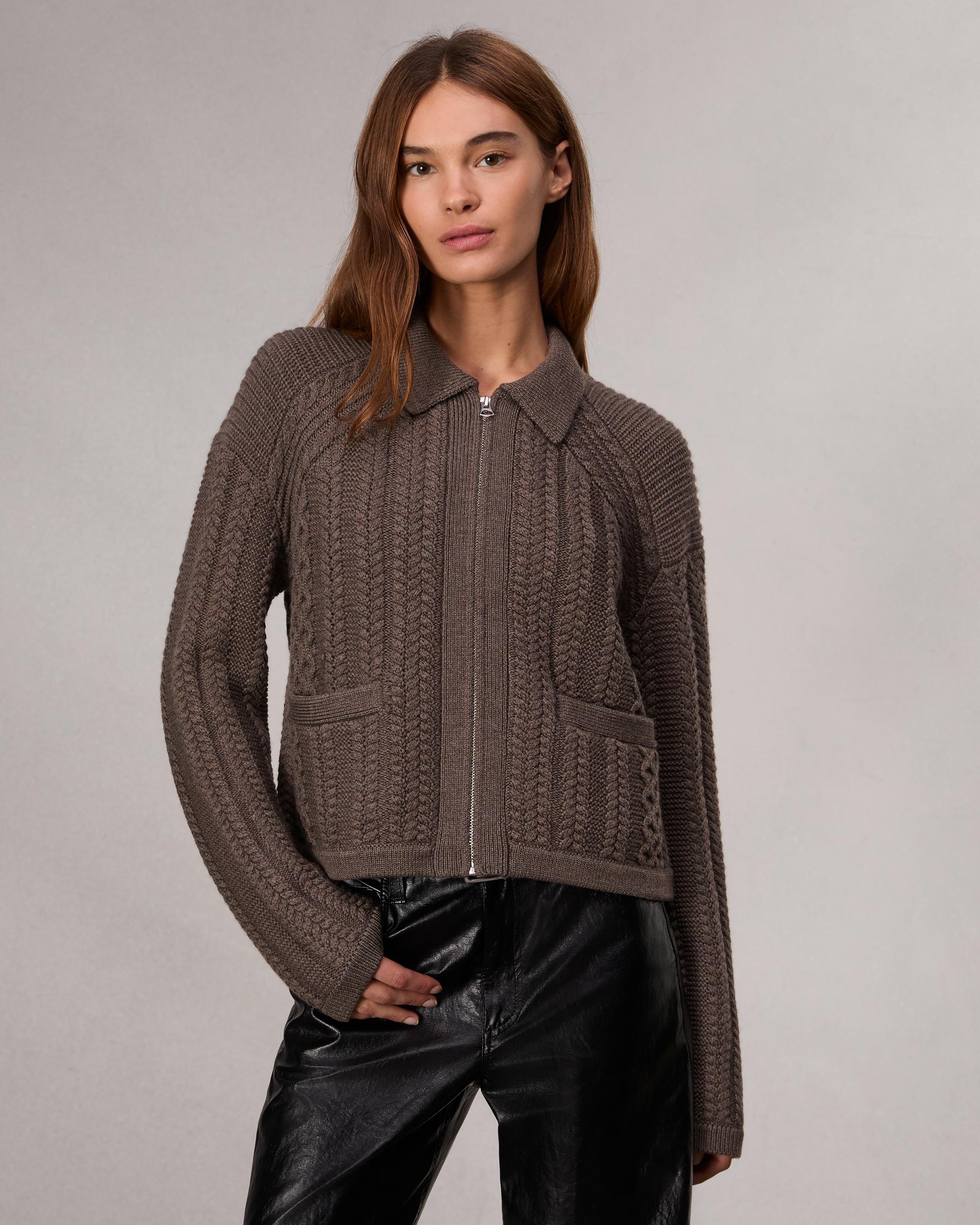 Kerry Cable-Knit Cardigan | rag & bone