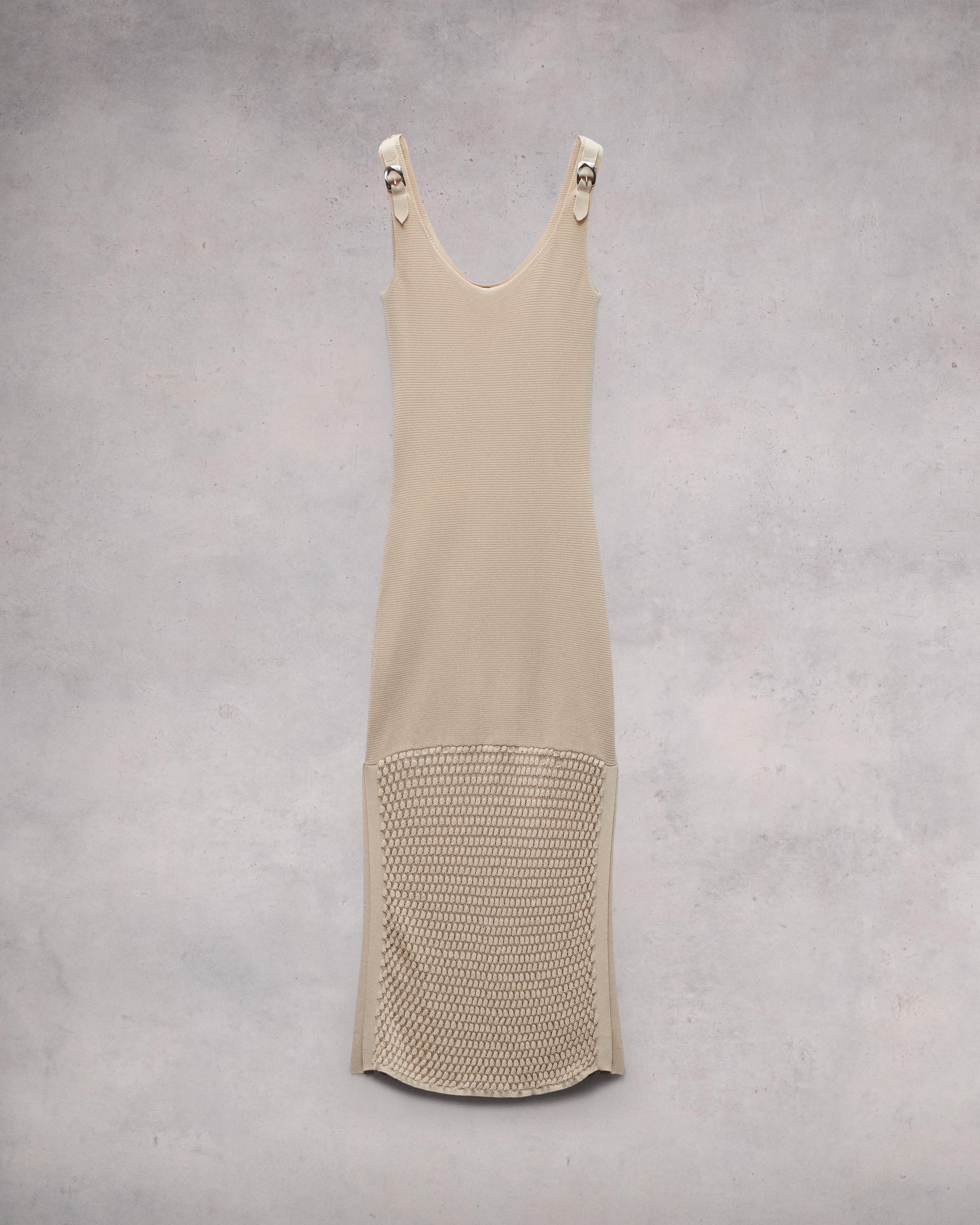 Georgia Cotton Dress - Beige | rag & bone