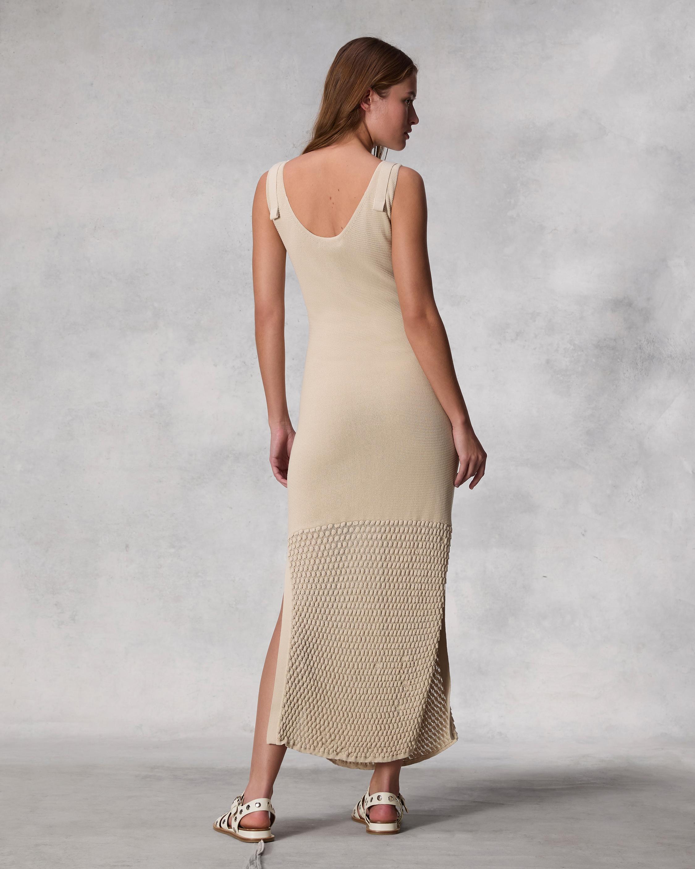 Georgia Cotton Dress - Beige | rag & bone