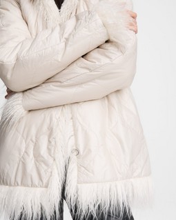 Adelyn Mongolian Faux Fur Reversible Coat - Ecru | rag & bone Adelyn Mongolian Faux Fur Reversible Coat - Ecru | rag & bone
