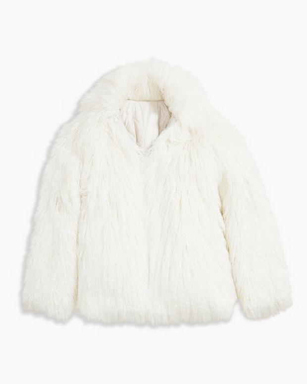Adelyn Mongolian Faux Fur Reversible Coat - Ecru | rag & bone Adelyn Mongolian Faux Fur Reversible Coat - Ecru | rag & bone