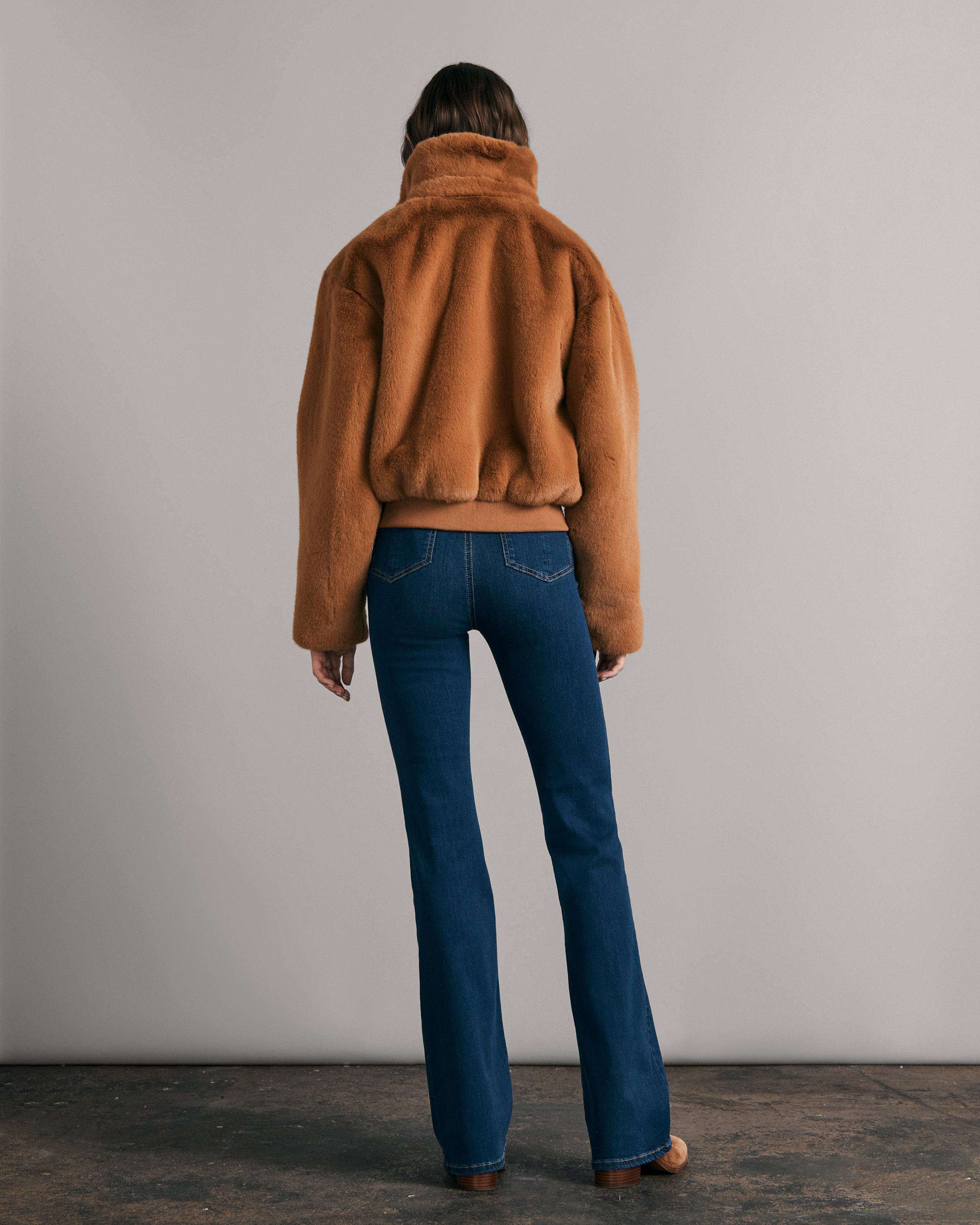 Kacy Faux Fur Bomber