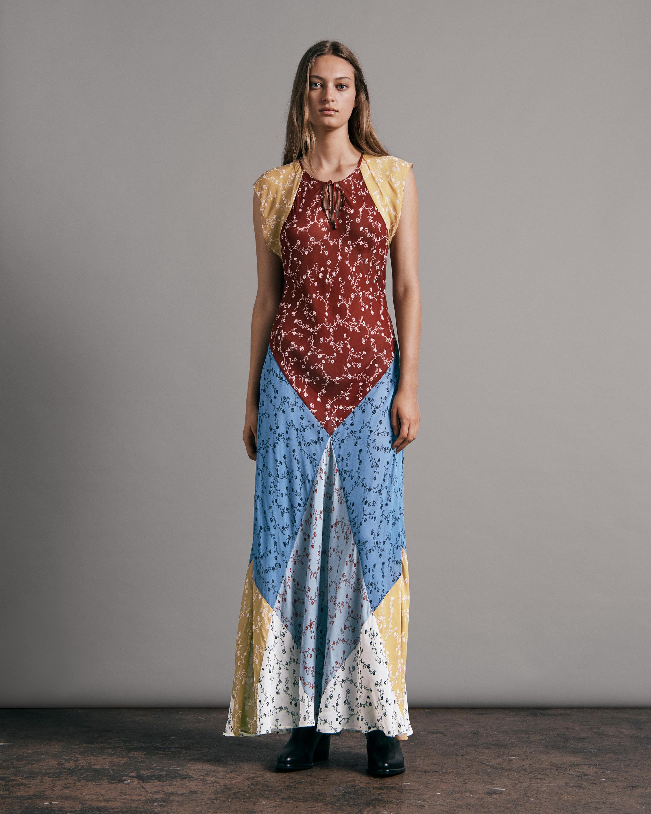 Sam Patchwork Maxi Dress | rag & bone