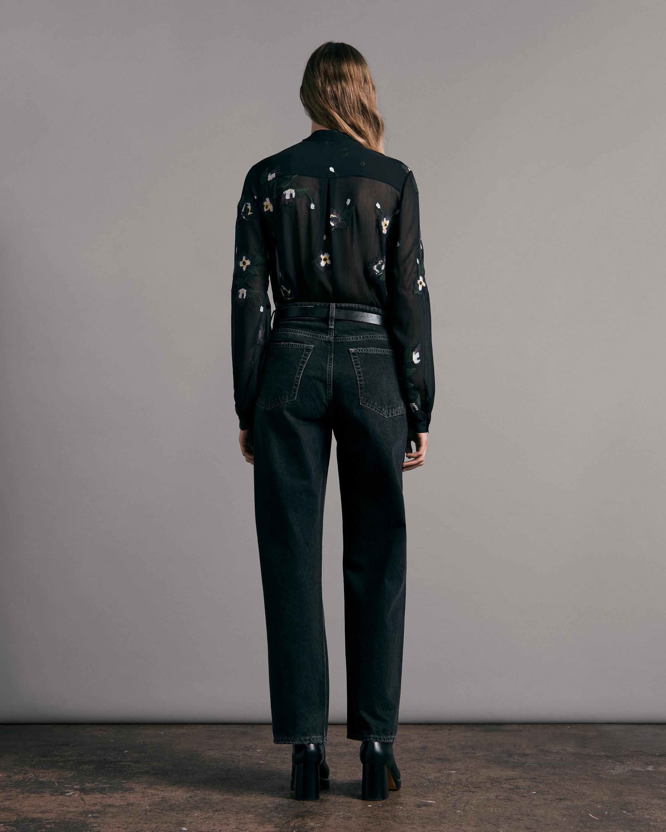 Buy the Stevie Floral Embroidery Button Down Shirt | rag & bone