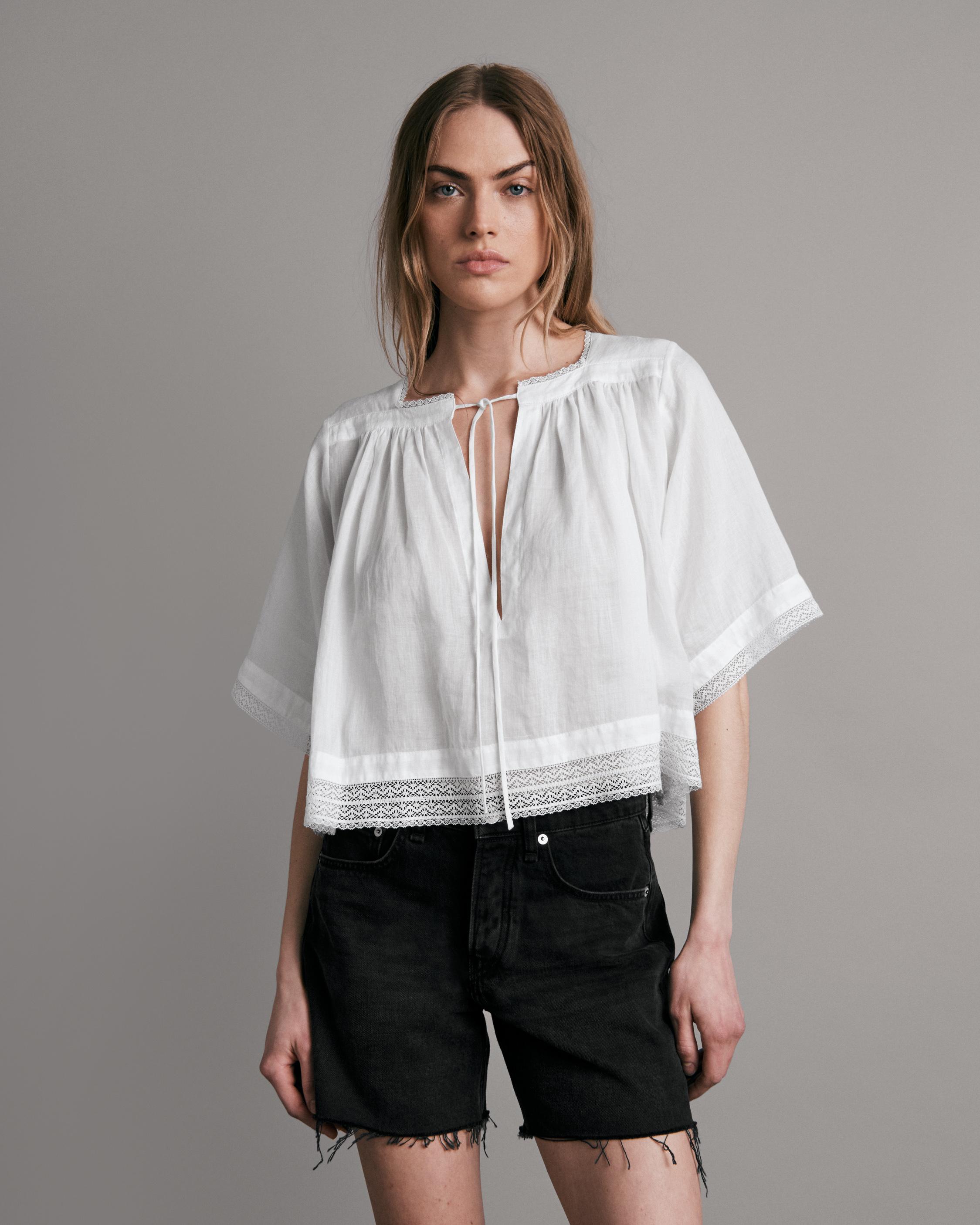 Charlotte Linen Top | rag & bone