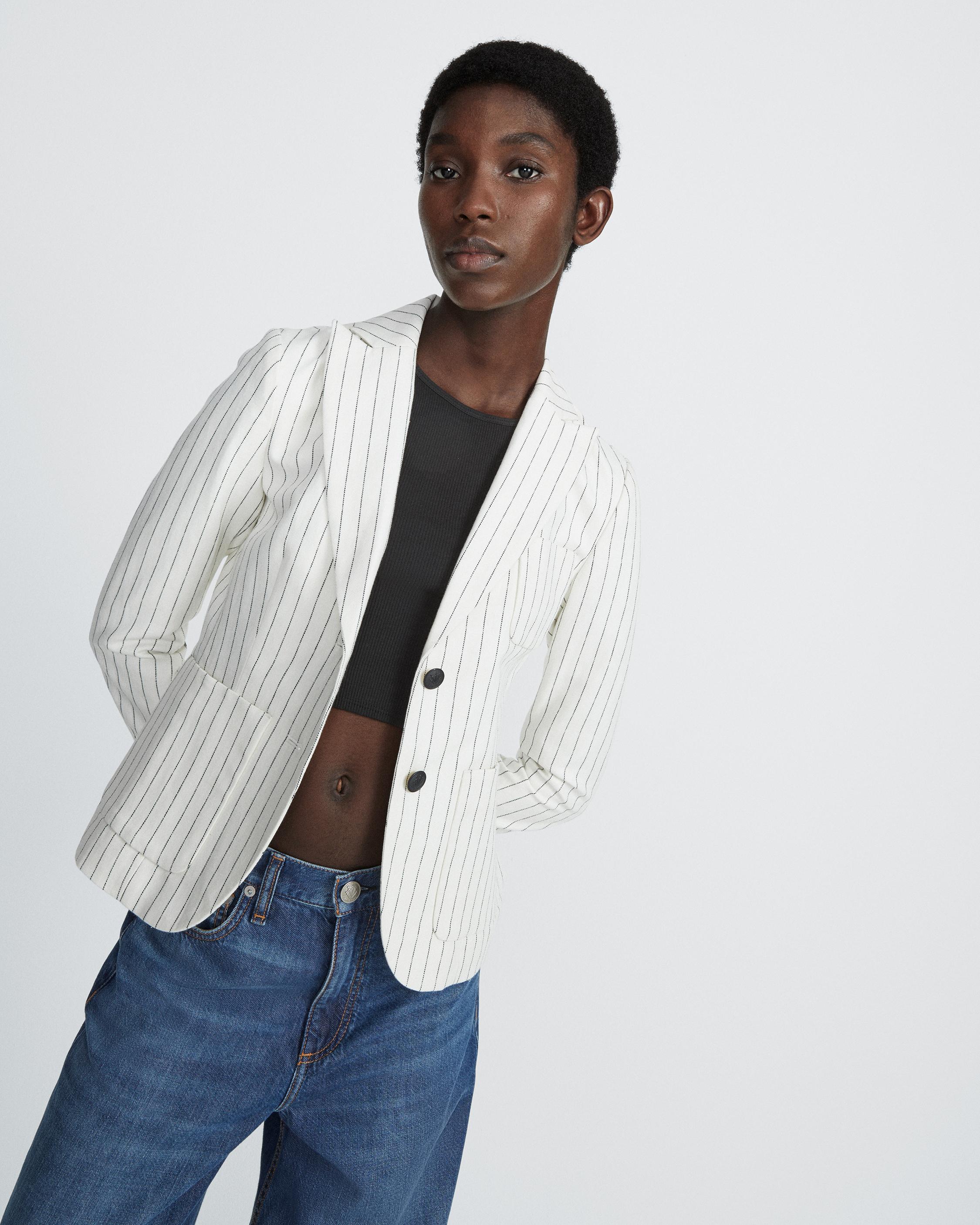 Buy The Nancy Striped Blazer Rag And Bone