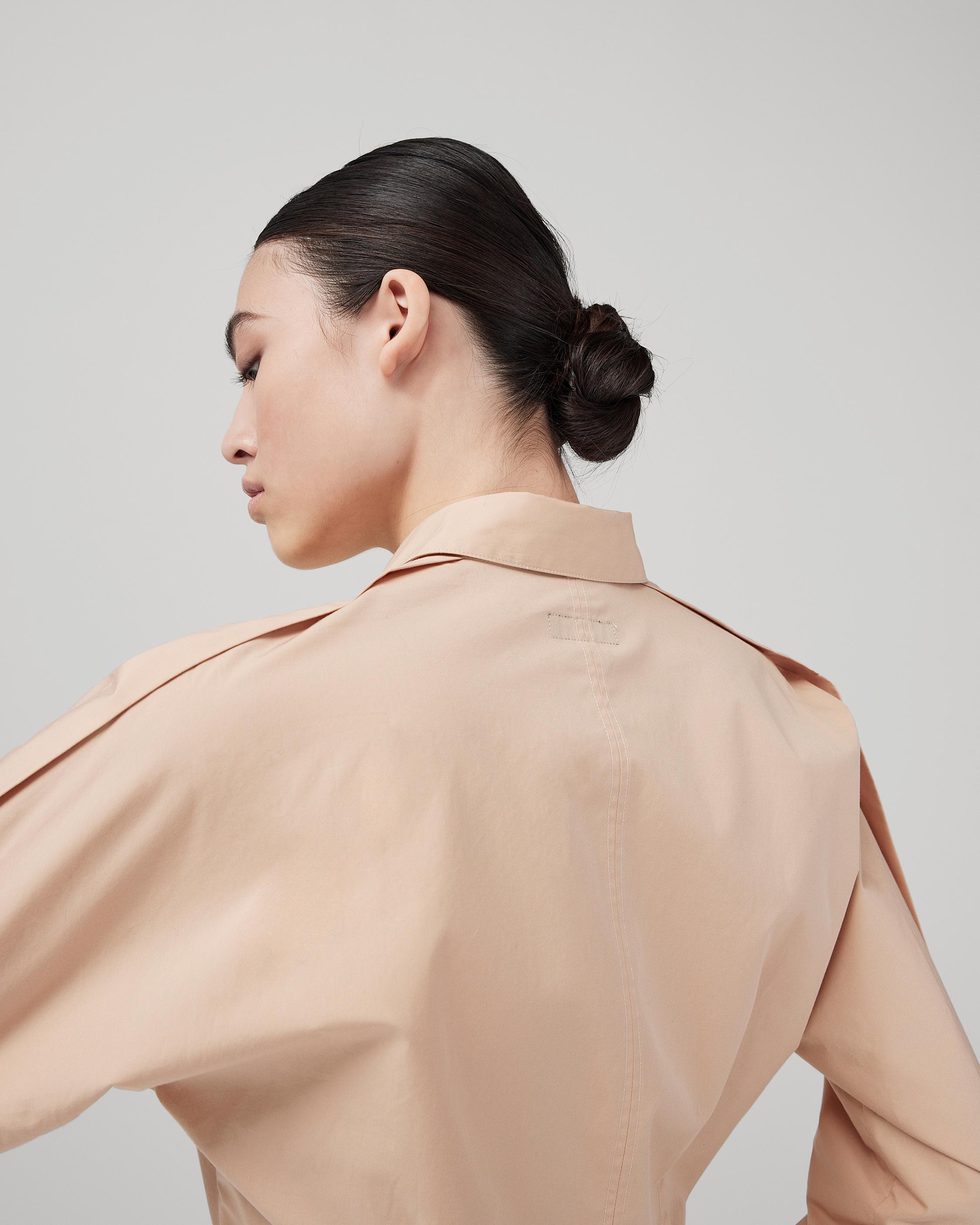 Morgan Cotton Poplin Button Down Shirt - Light Sand | rag & bone