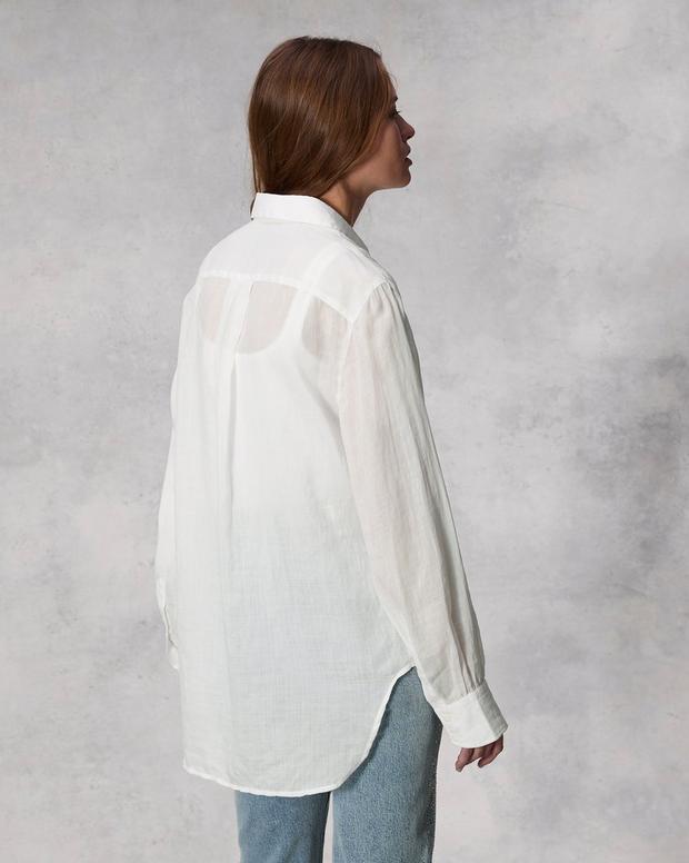 Maxine Linen Shirt - White | rag & bone Maxine Linen Shirt - White | rag & bone