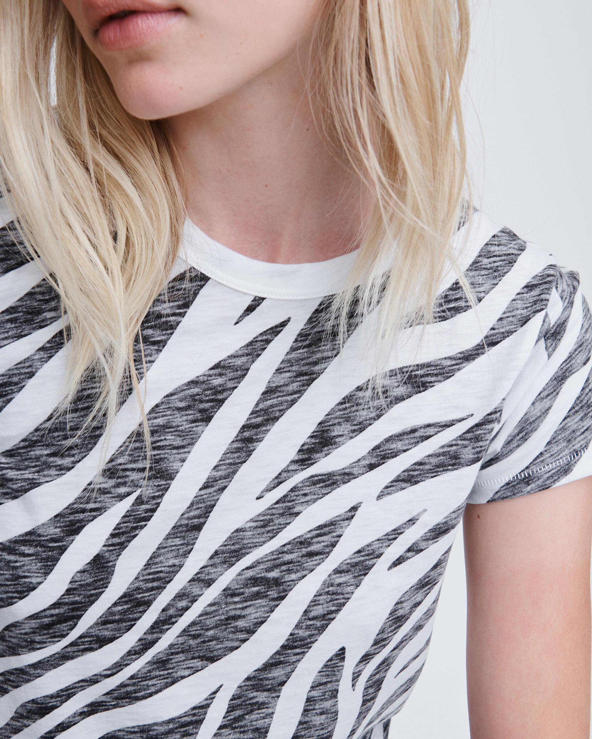 All Over Zebra Print T-Shirt for Women | rag & bone
