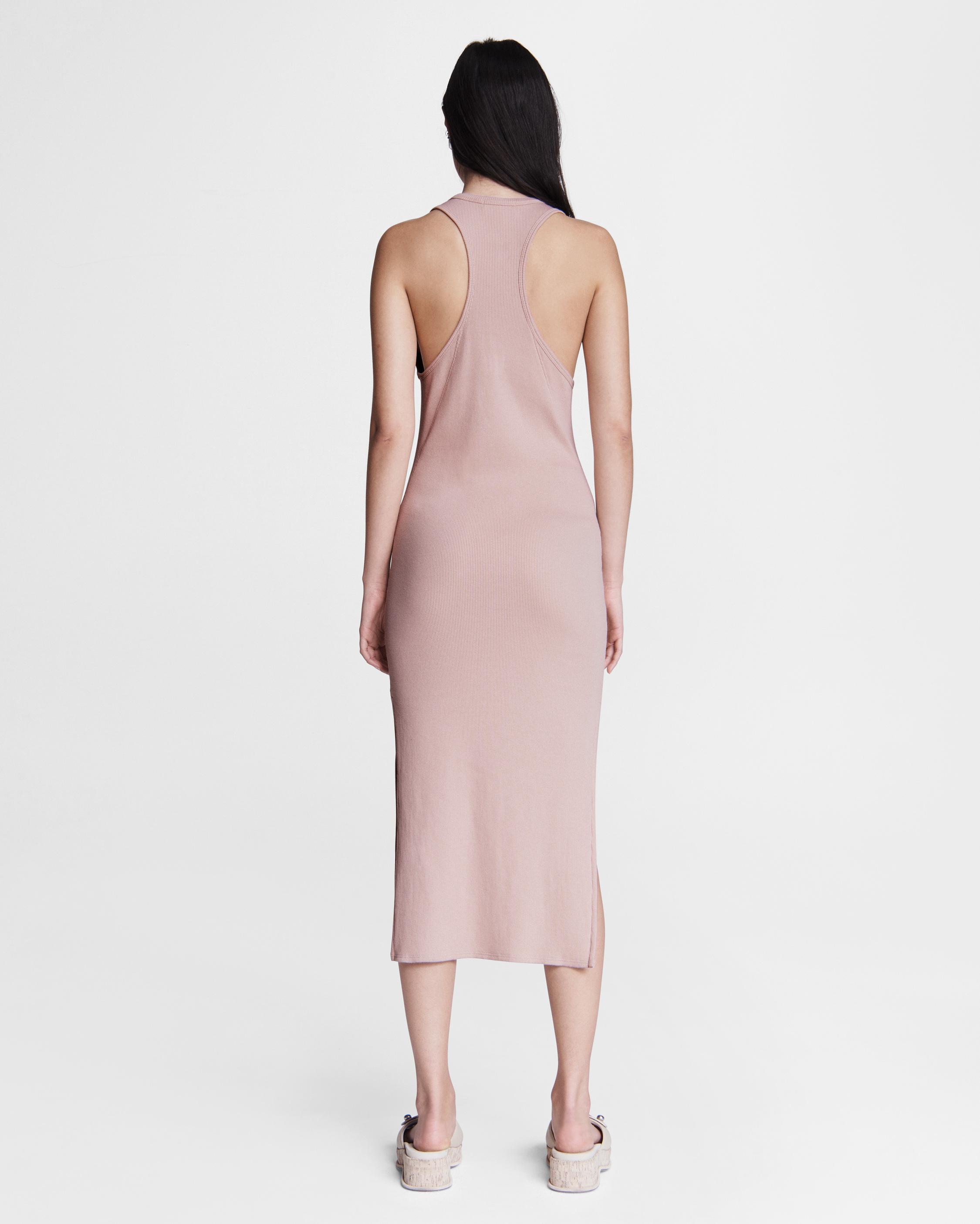Buy the The Essential Rib Midi Muscle Dress | rag & bone