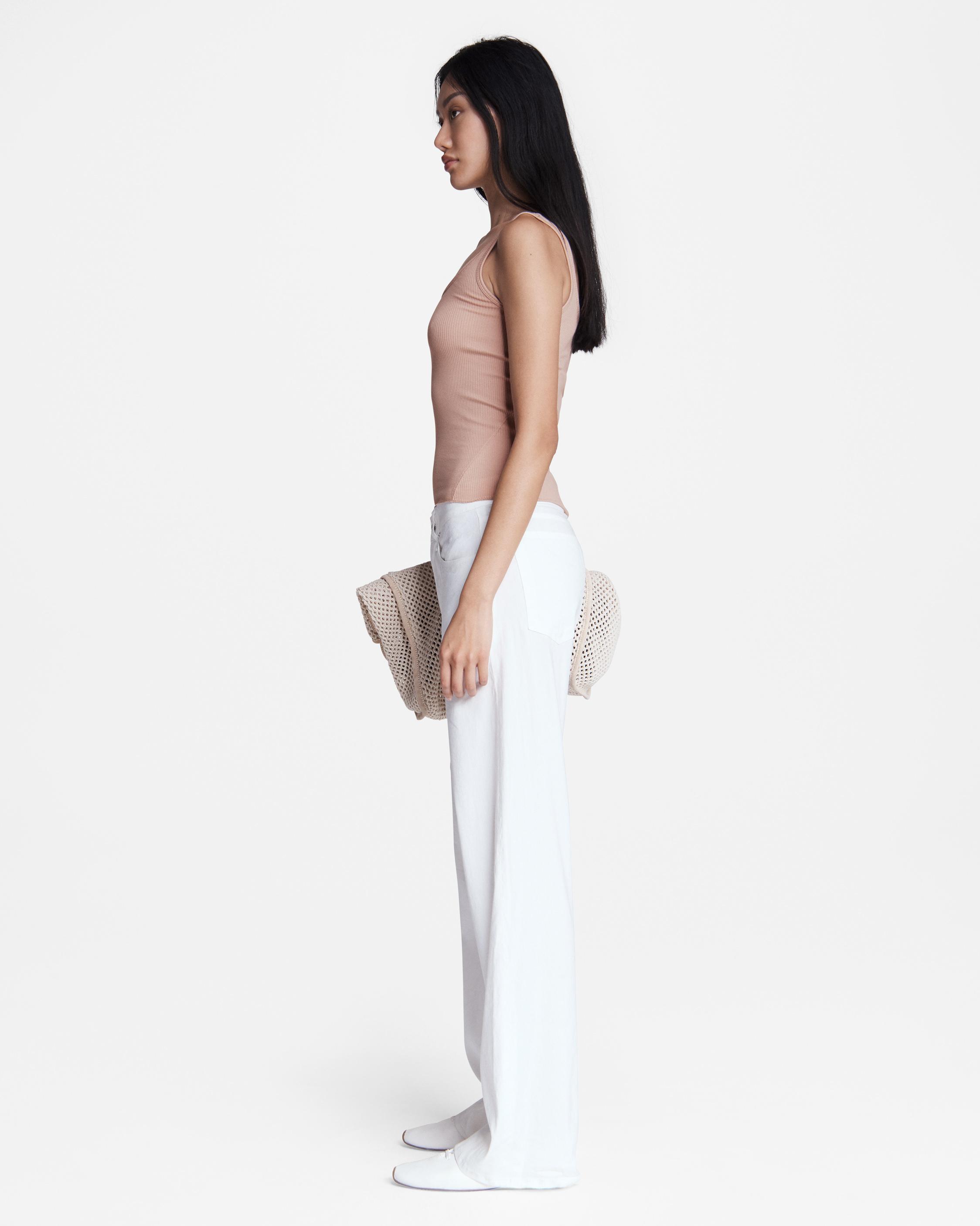 Buy the The Essential Rib Scoop Neck Tank | rag & bone