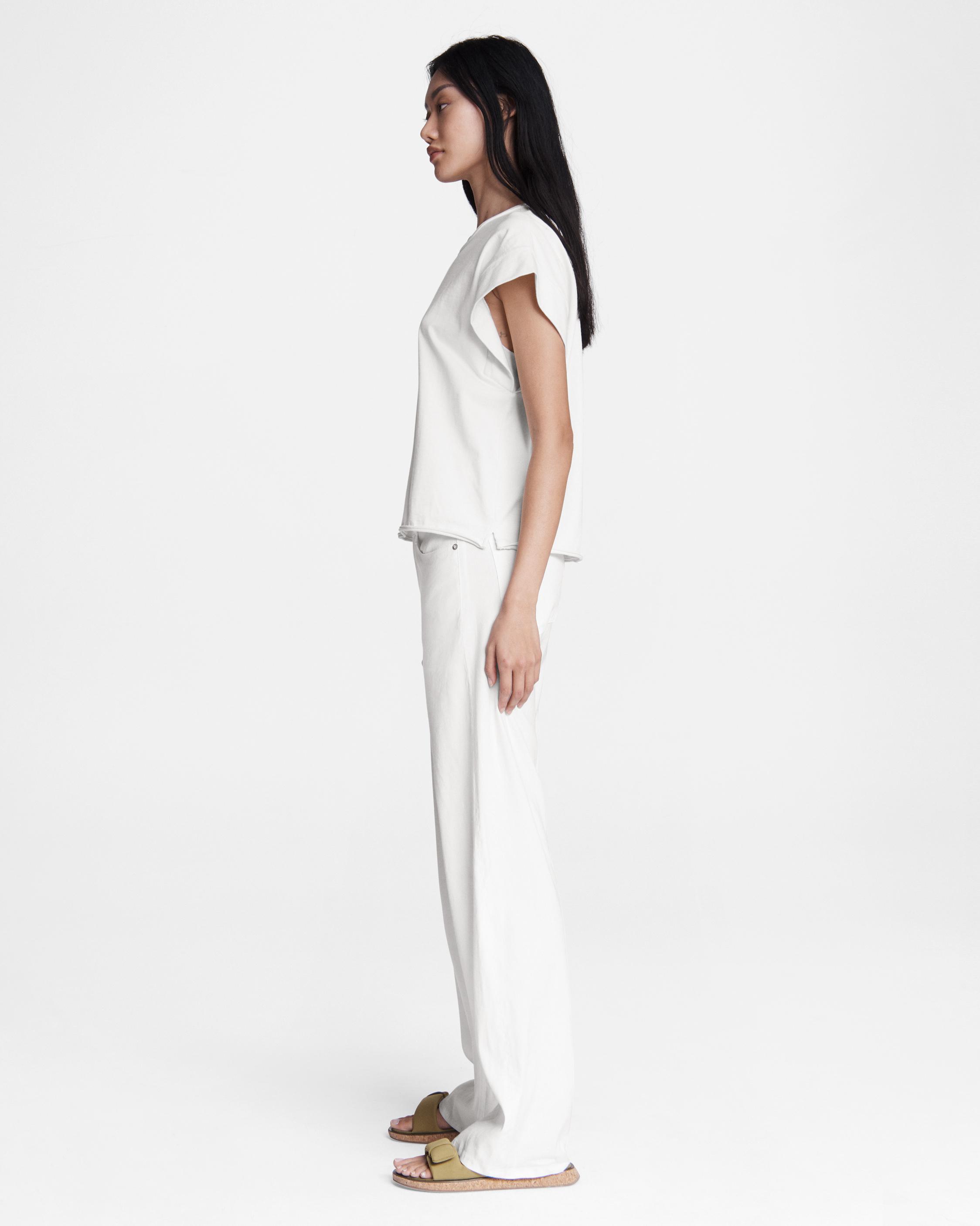 Ryder Muscle Jersey Tank - Macadamia Nut | rag & bone