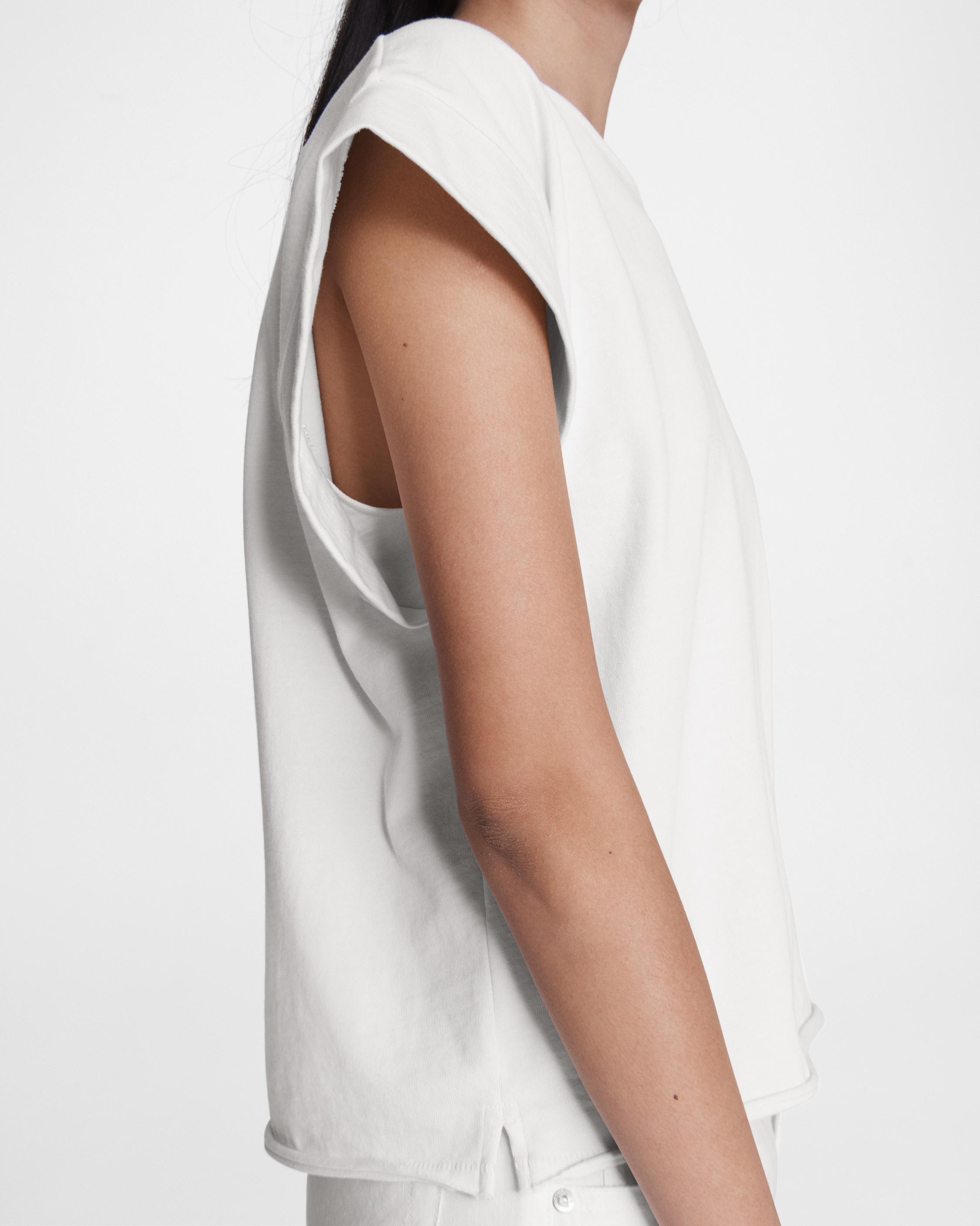 Ryder Muscle Jersey Tank - Macadamia Nut | rag & bone