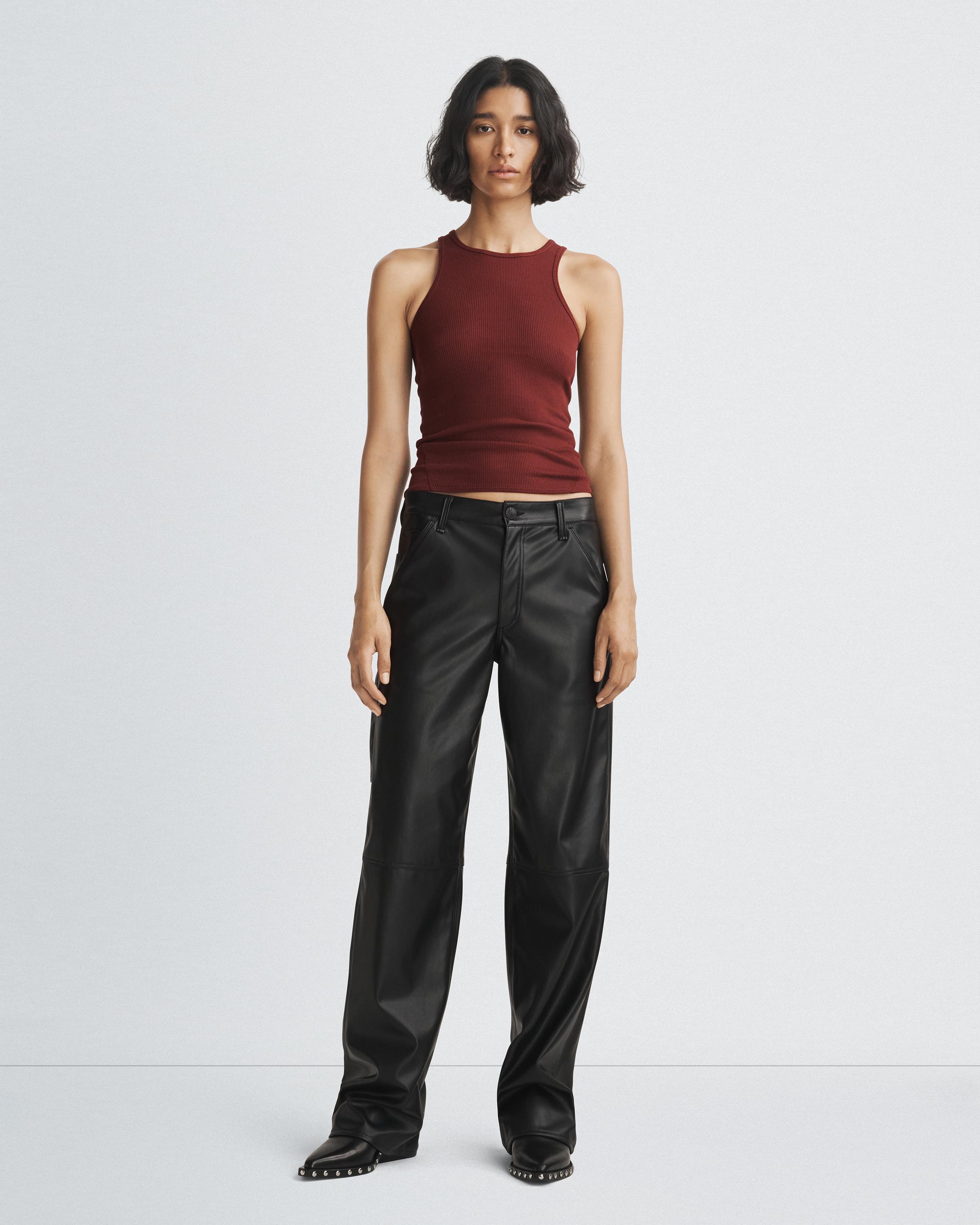 Essential Rib Tank - Tawny | rag & bone