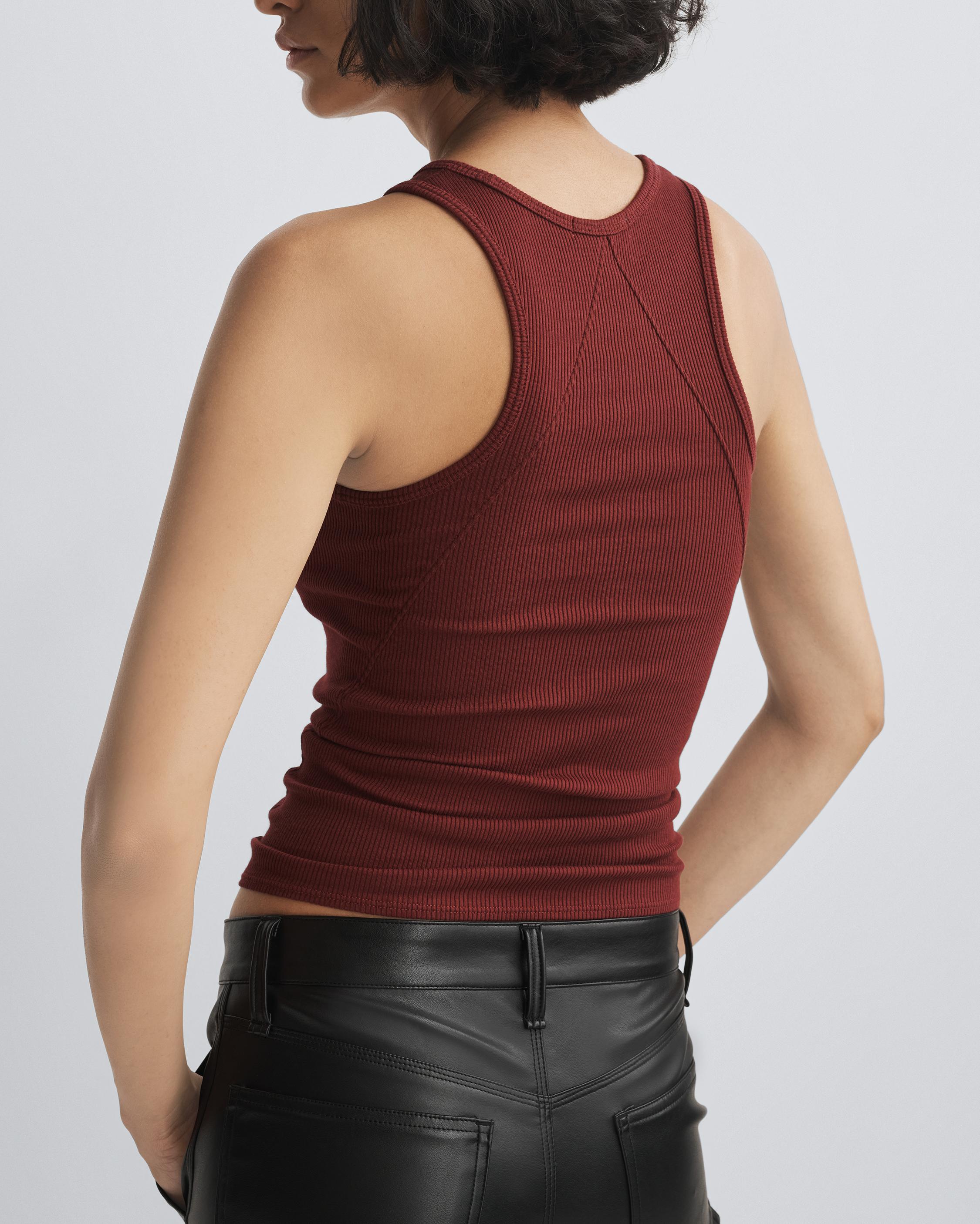 Essential Rib Tank - Tawny | rag & bone