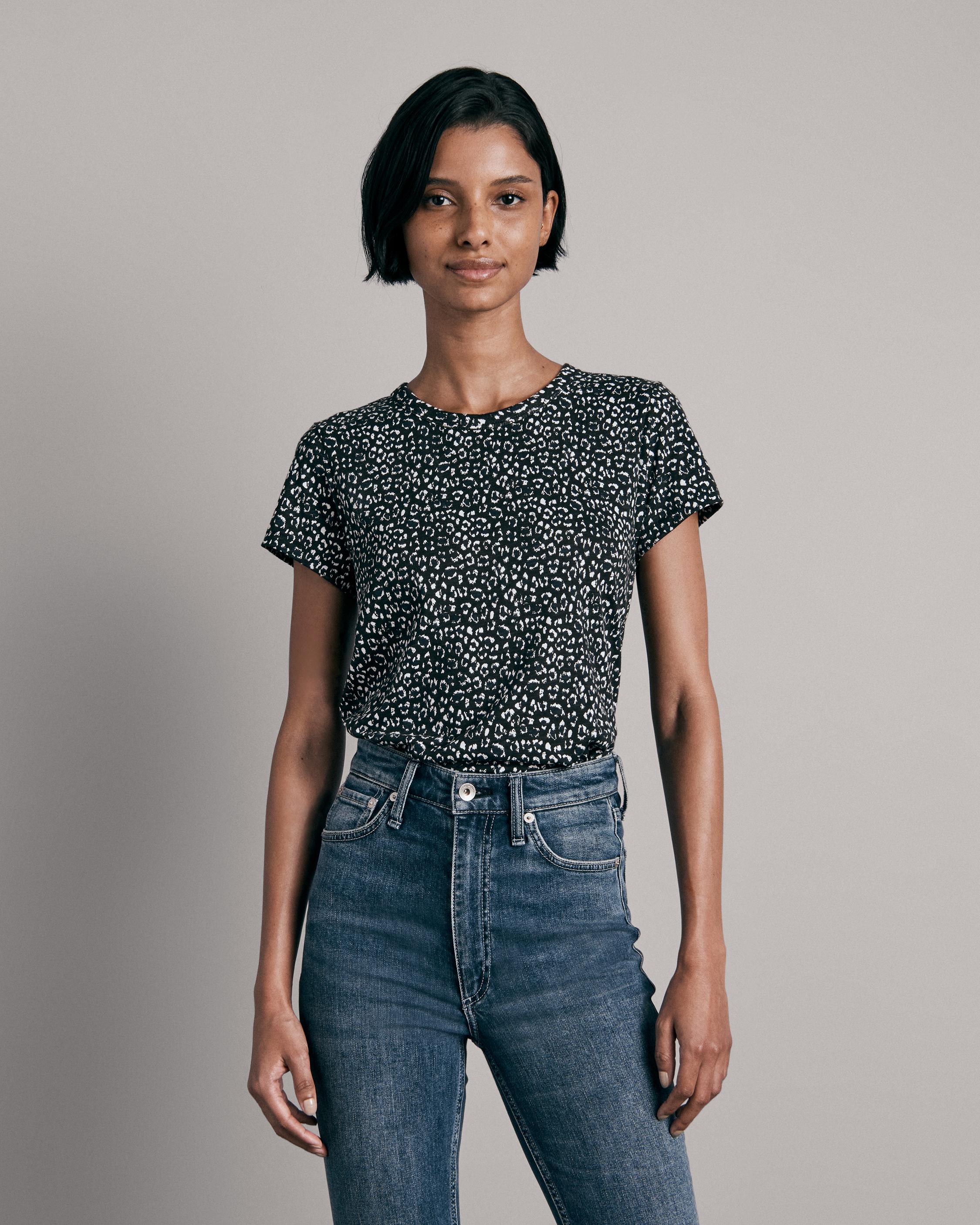 All Over Leopard Tee | rag & bone