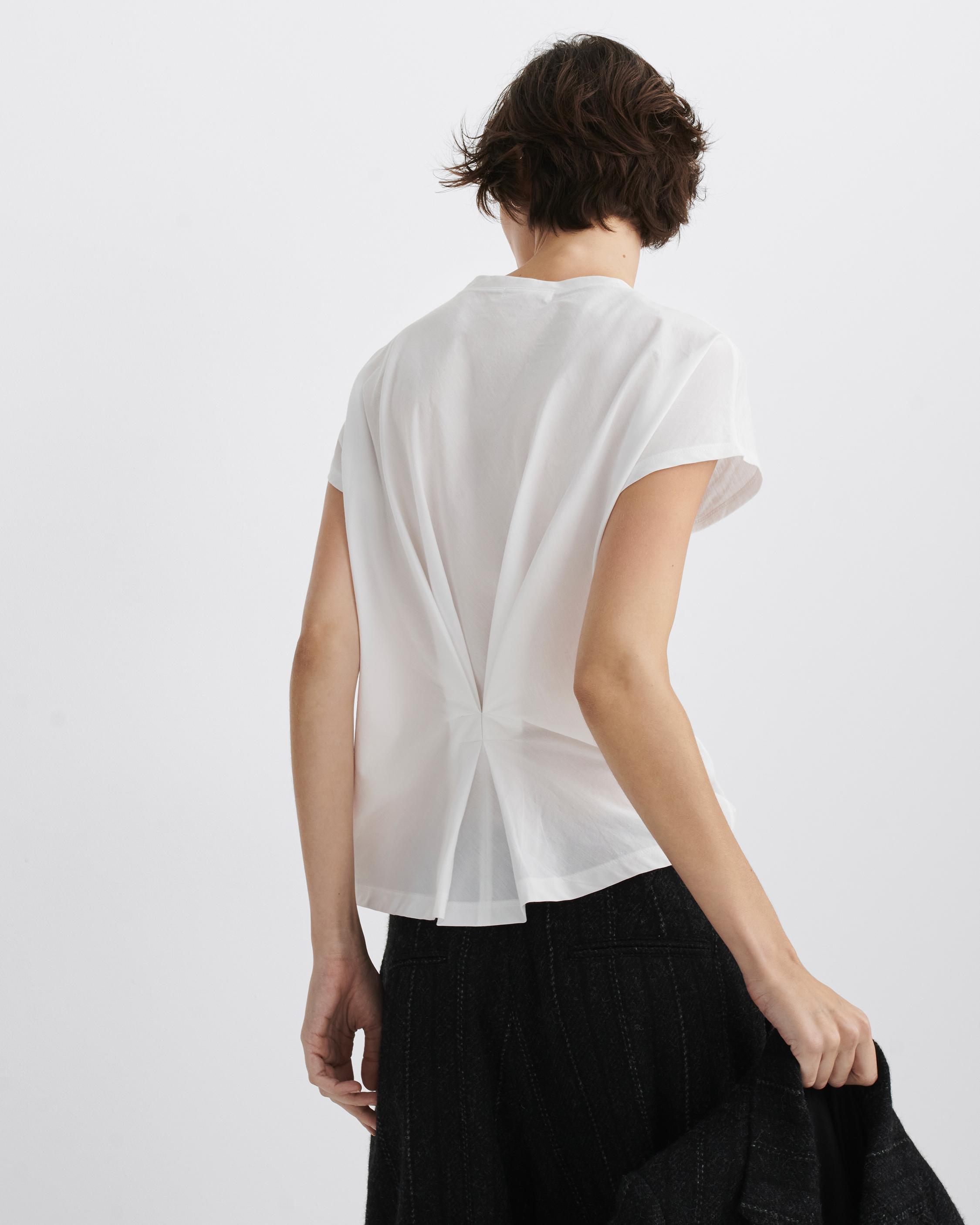 The Slub Pleated Tee | rag & bone