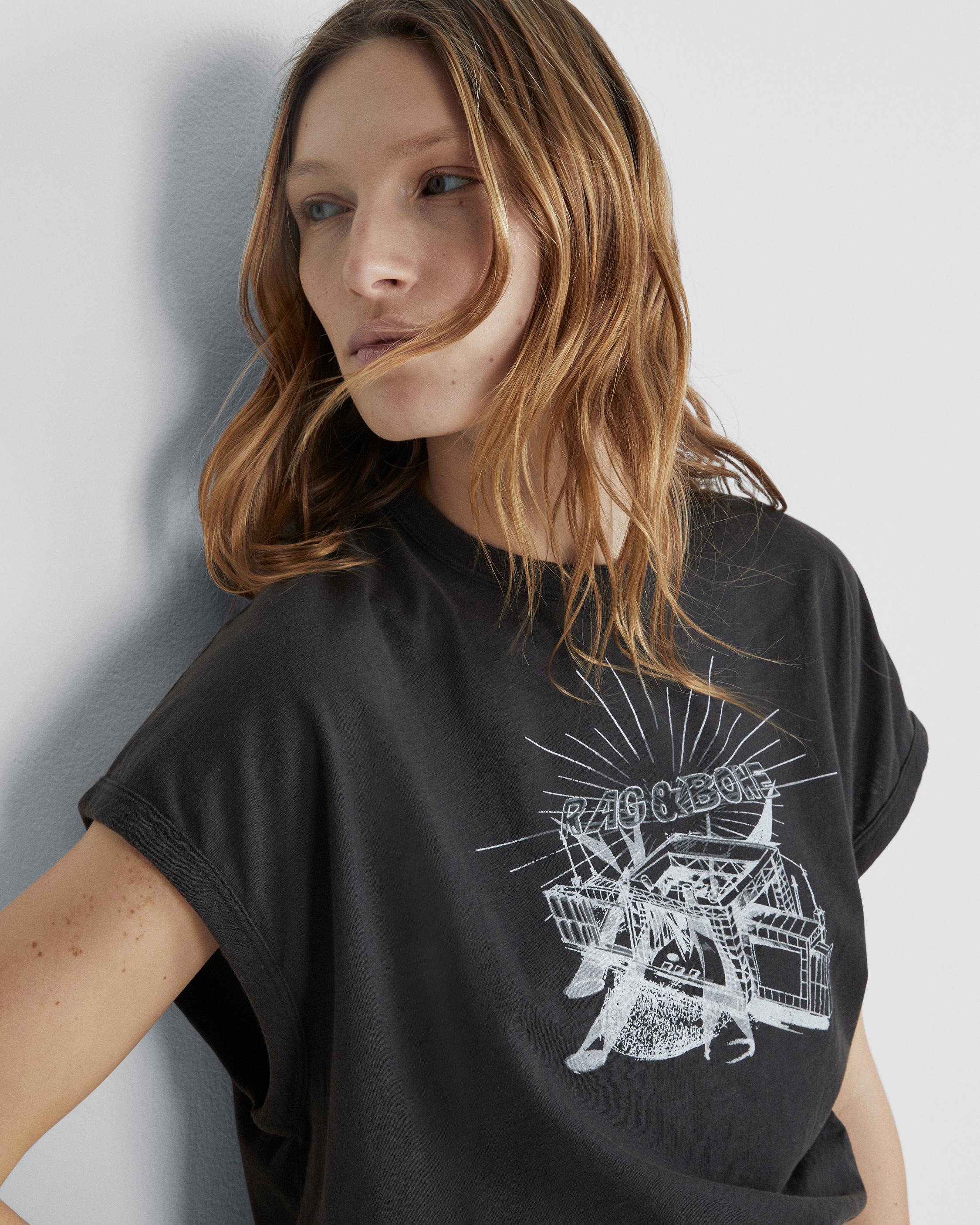 Rb Band Muscle Tee - Black | rag & bone