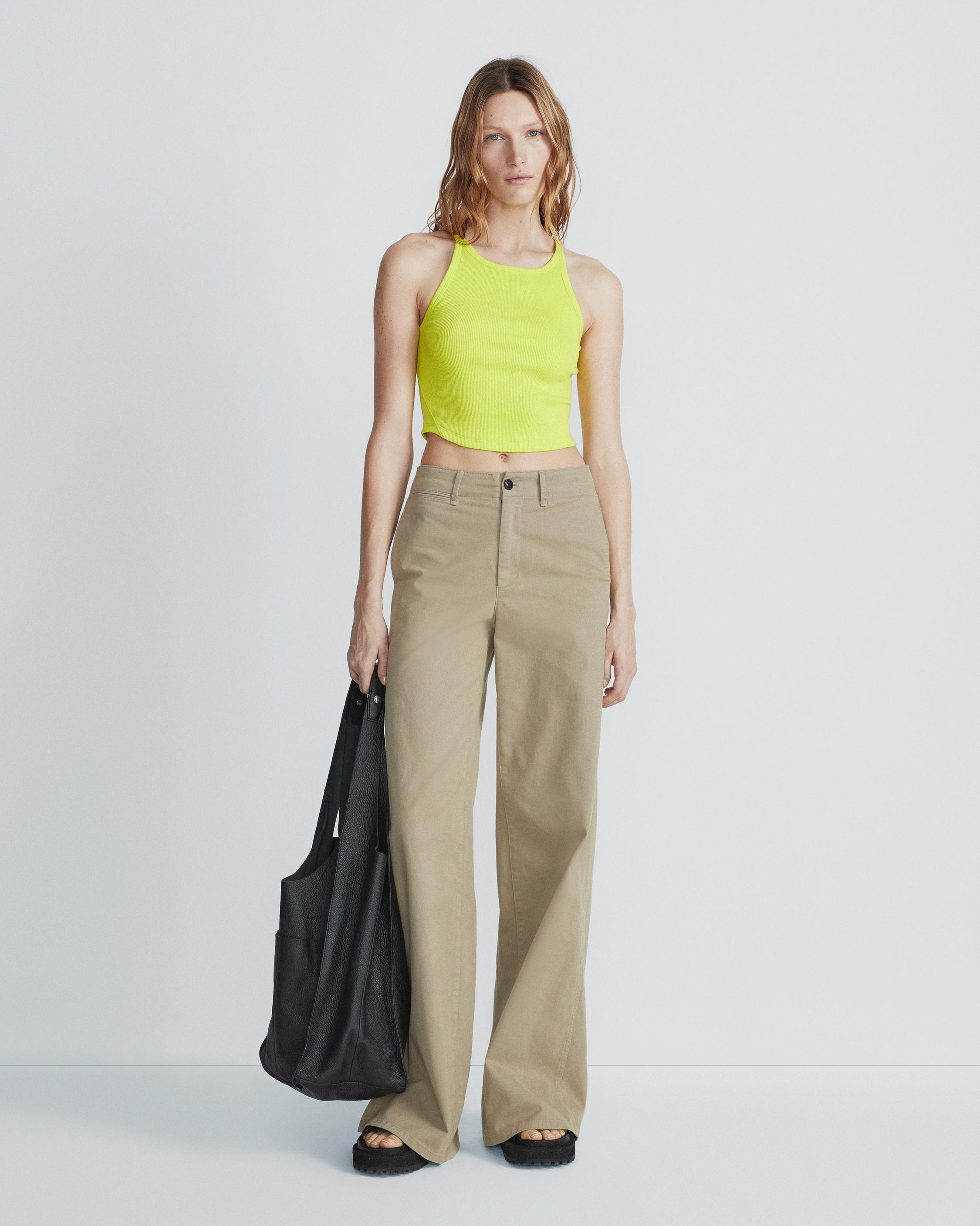 The Essential Rib String Tank - Fresh Lime | rag & bone