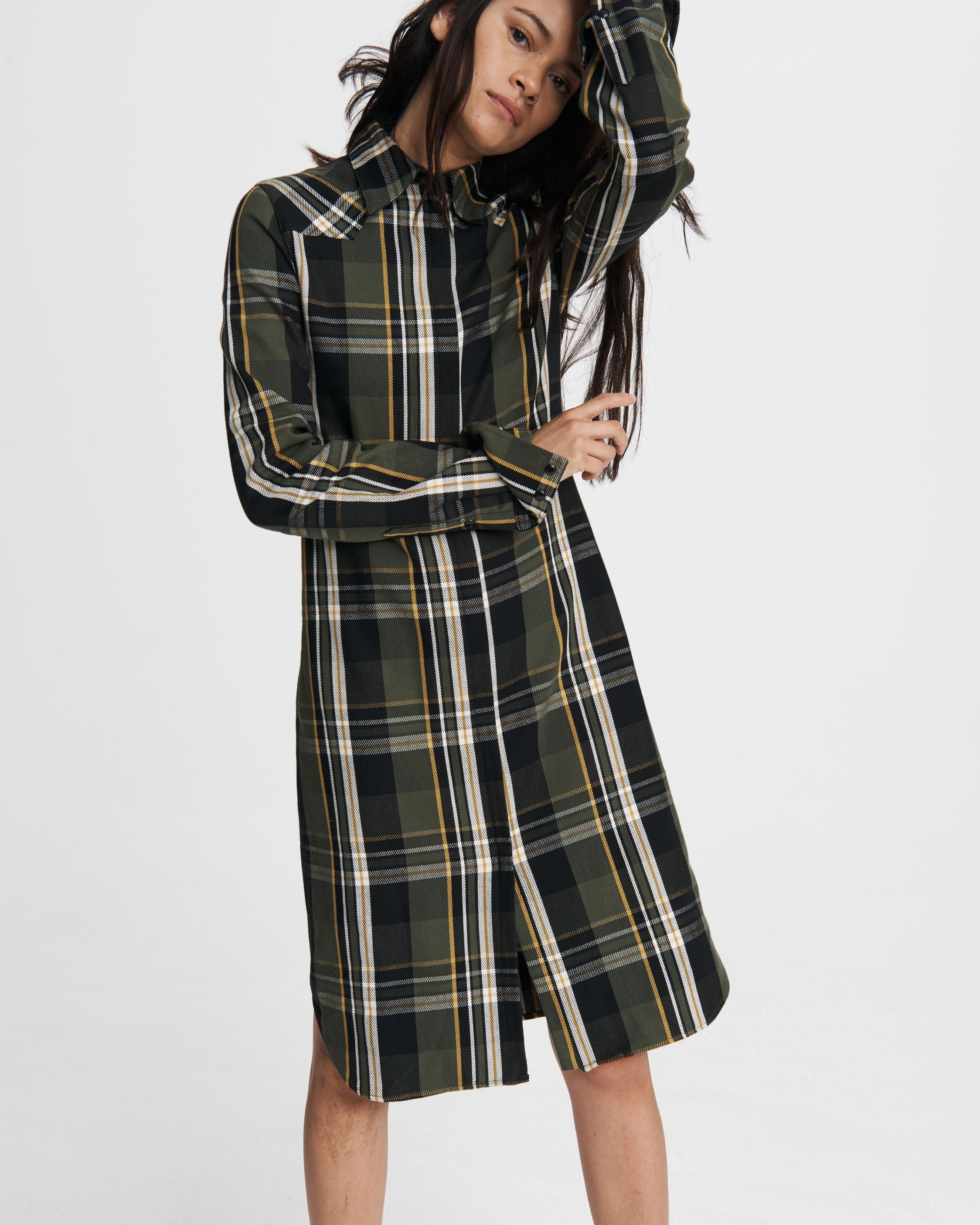 Kellen Midi Dress - Green Multi | rag & bone