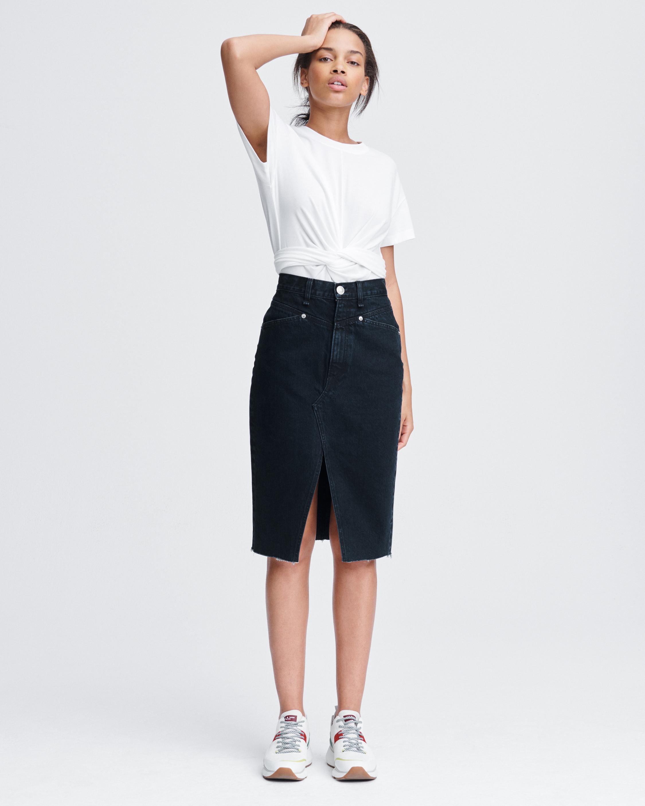 Super High-Rise Denim Pencil Skirt | rag & bone