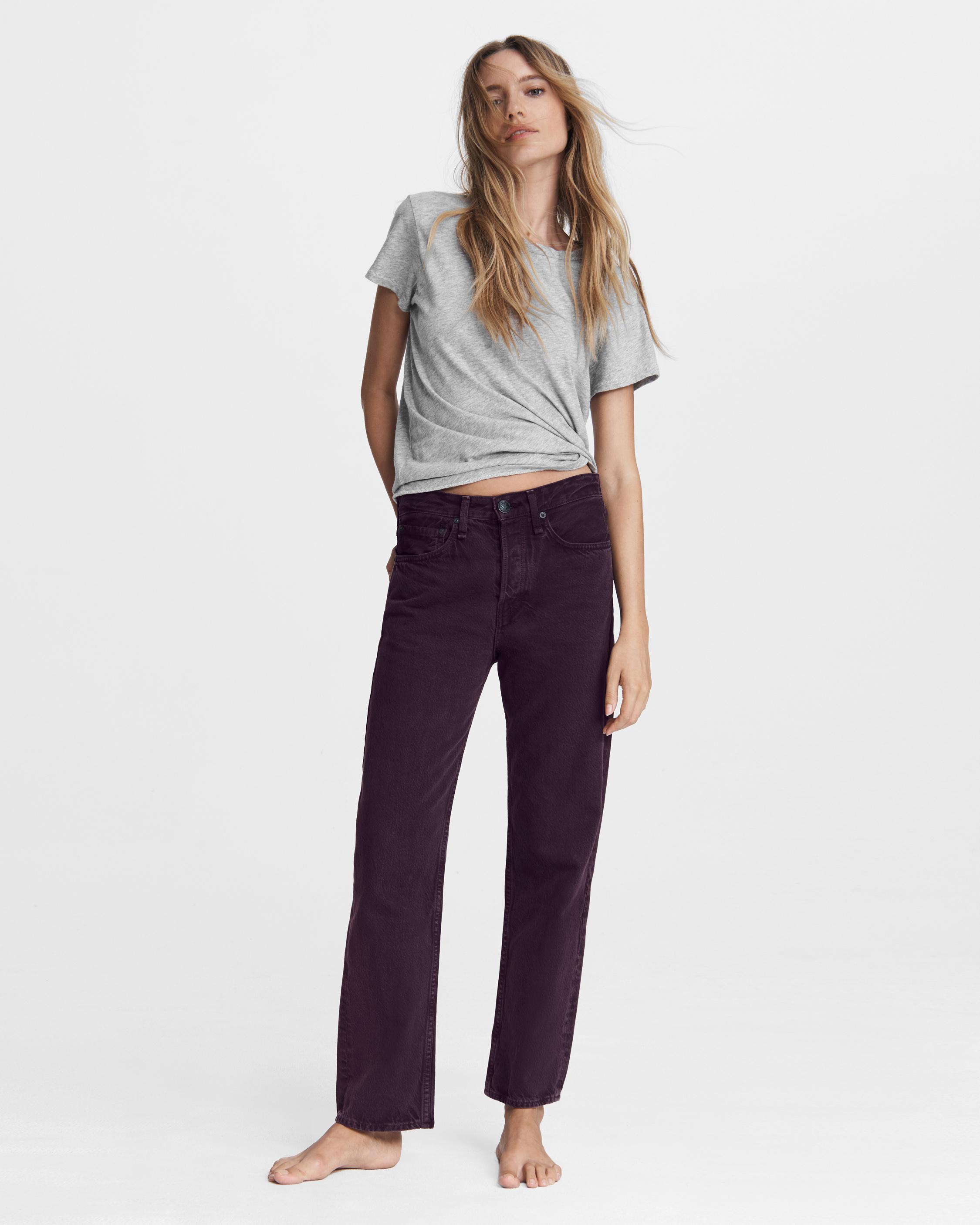 Maya High-Rise Slim - Native Plum | rag & bone