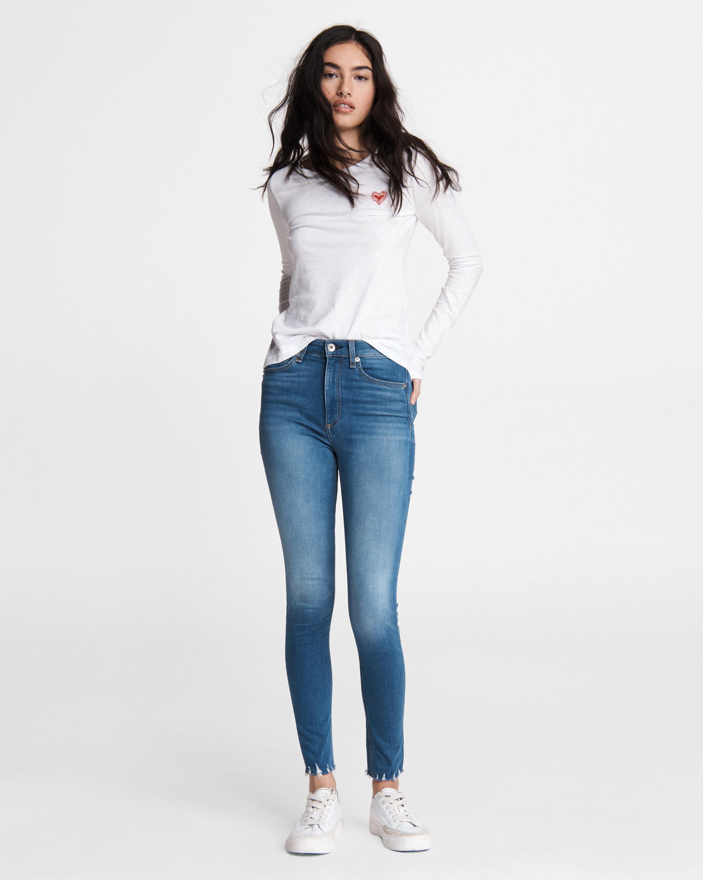 Nina High-Rise Skinny - Flint - Flint | rag & bone
