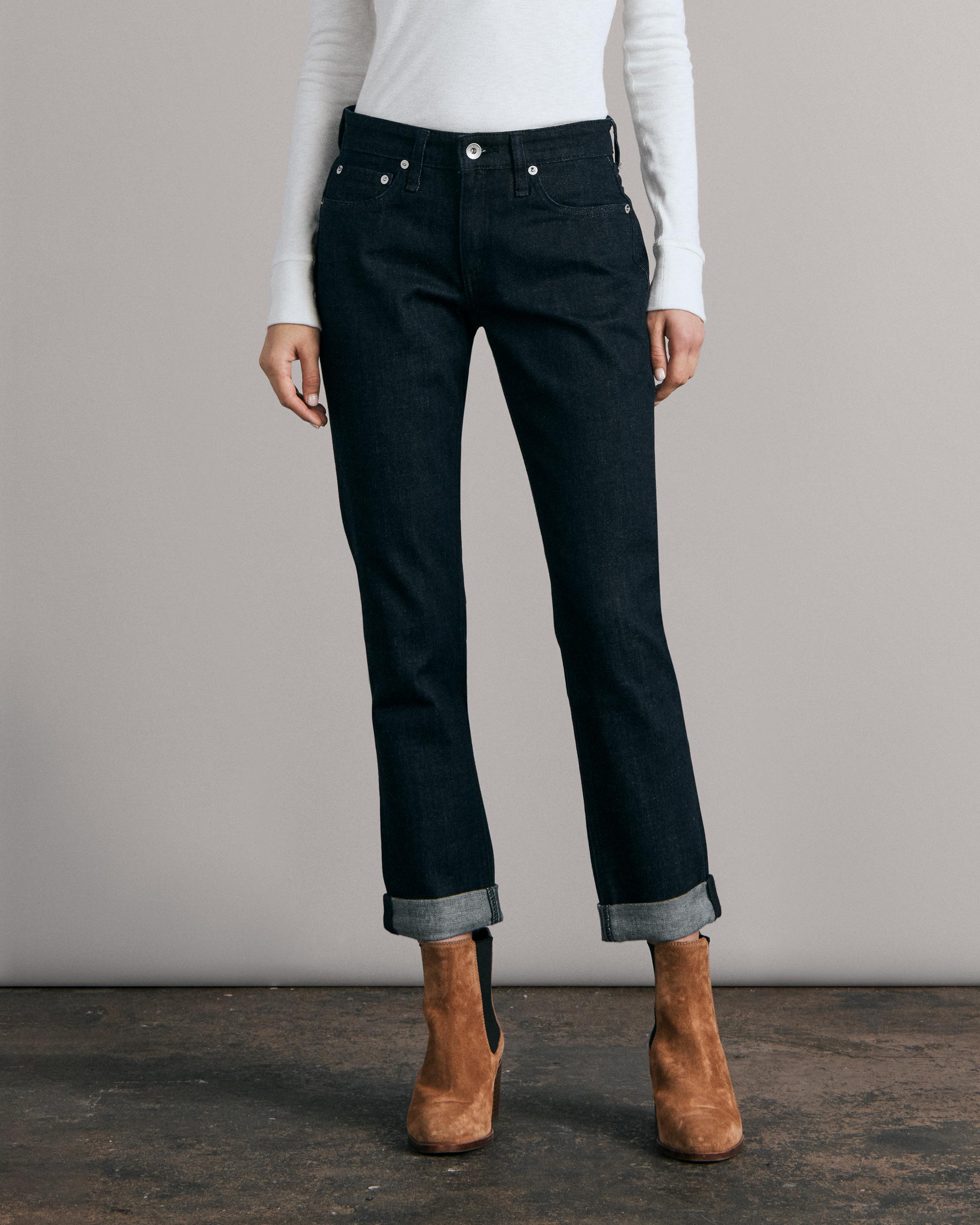 Dre Low-Rise Boyfriend - Rinse | rag & bone