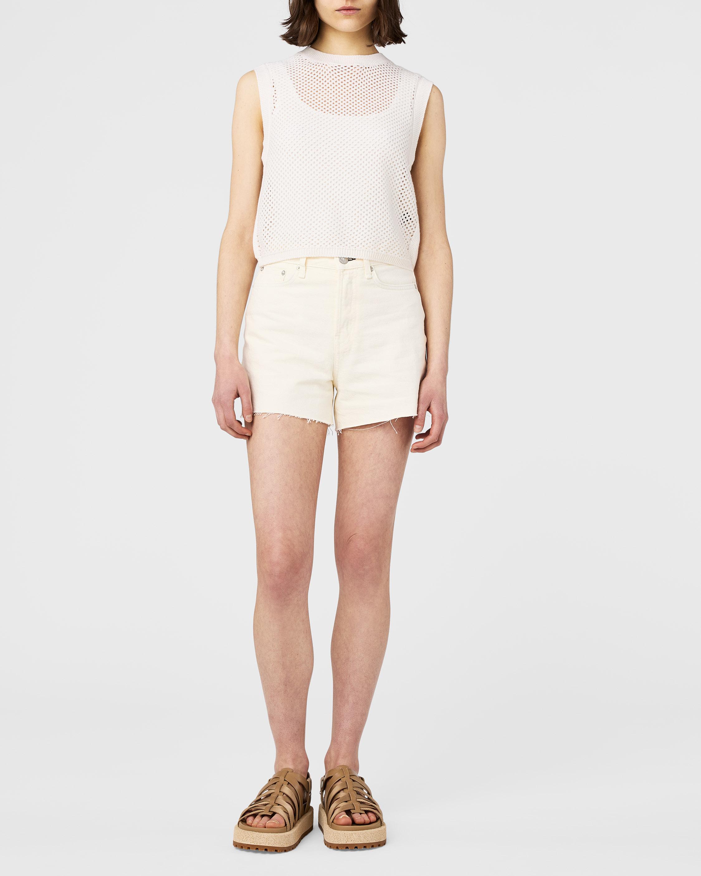 Maya Shorty Short - Ecru | rag & bone