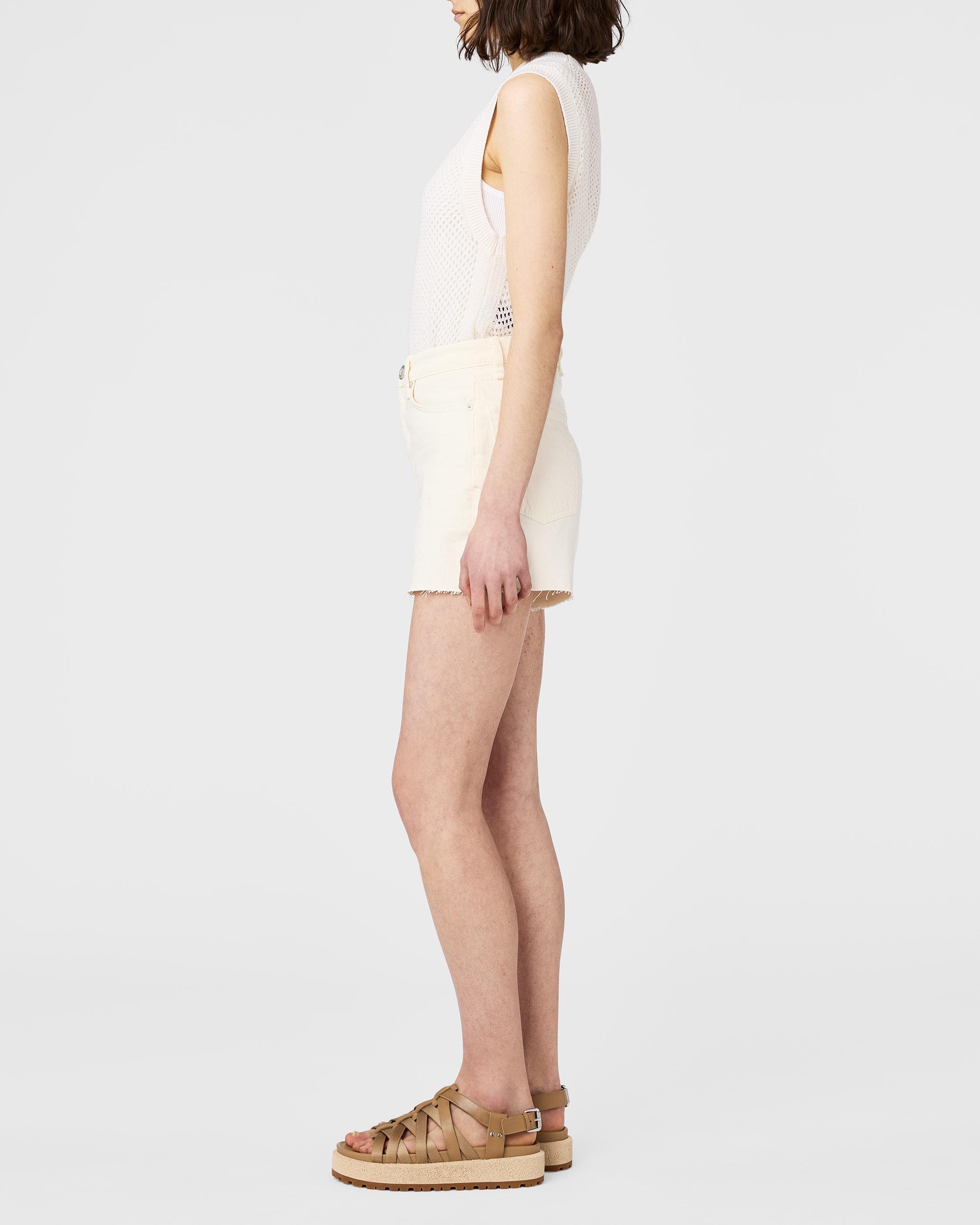Buy the Maya Shorty Short - Ecru | rag & bone