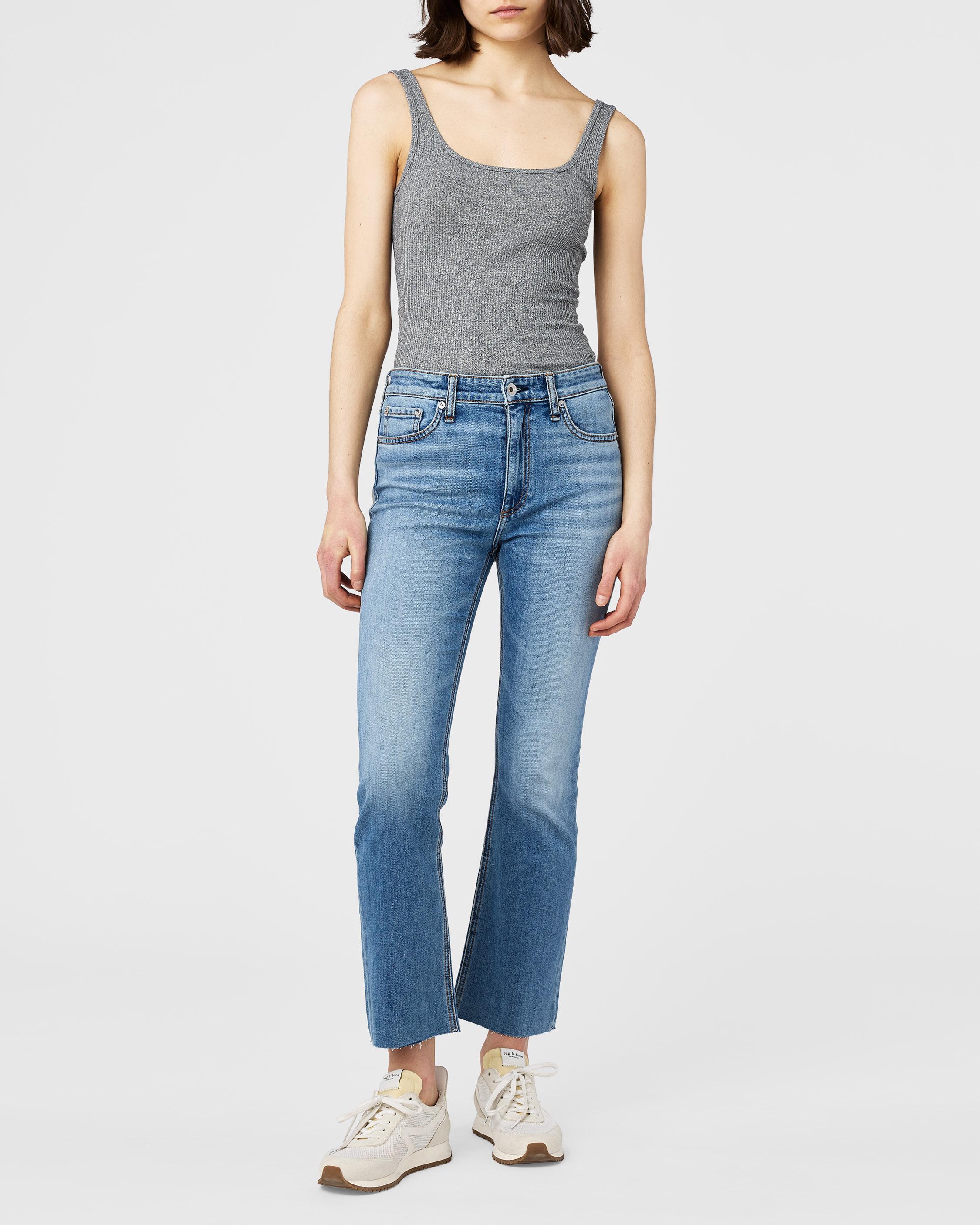 Nina Ankle Flare - Paeonia - Paeonia | rag & bone