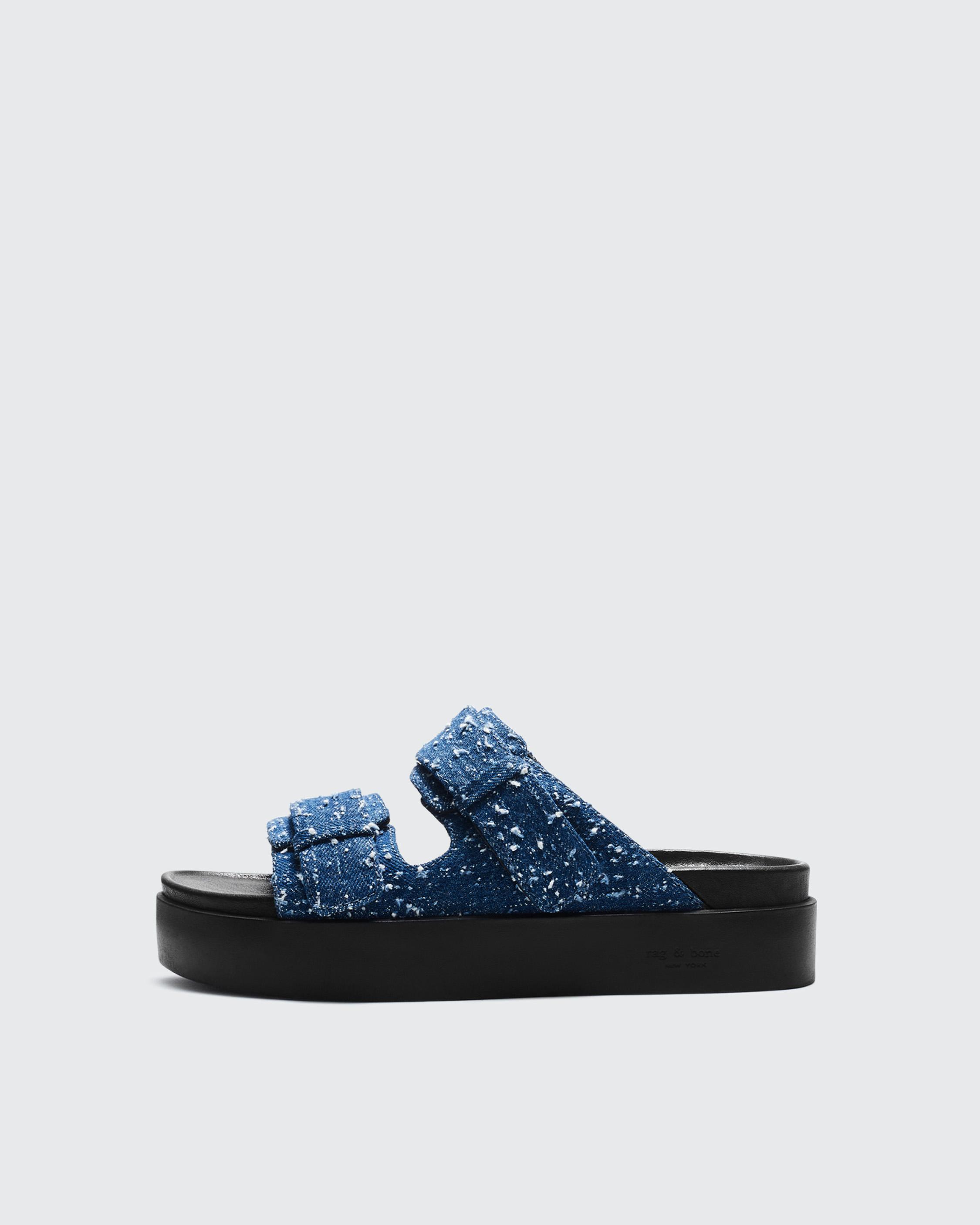Geo Platform Slide - Denim - Midtweed | rag & bone