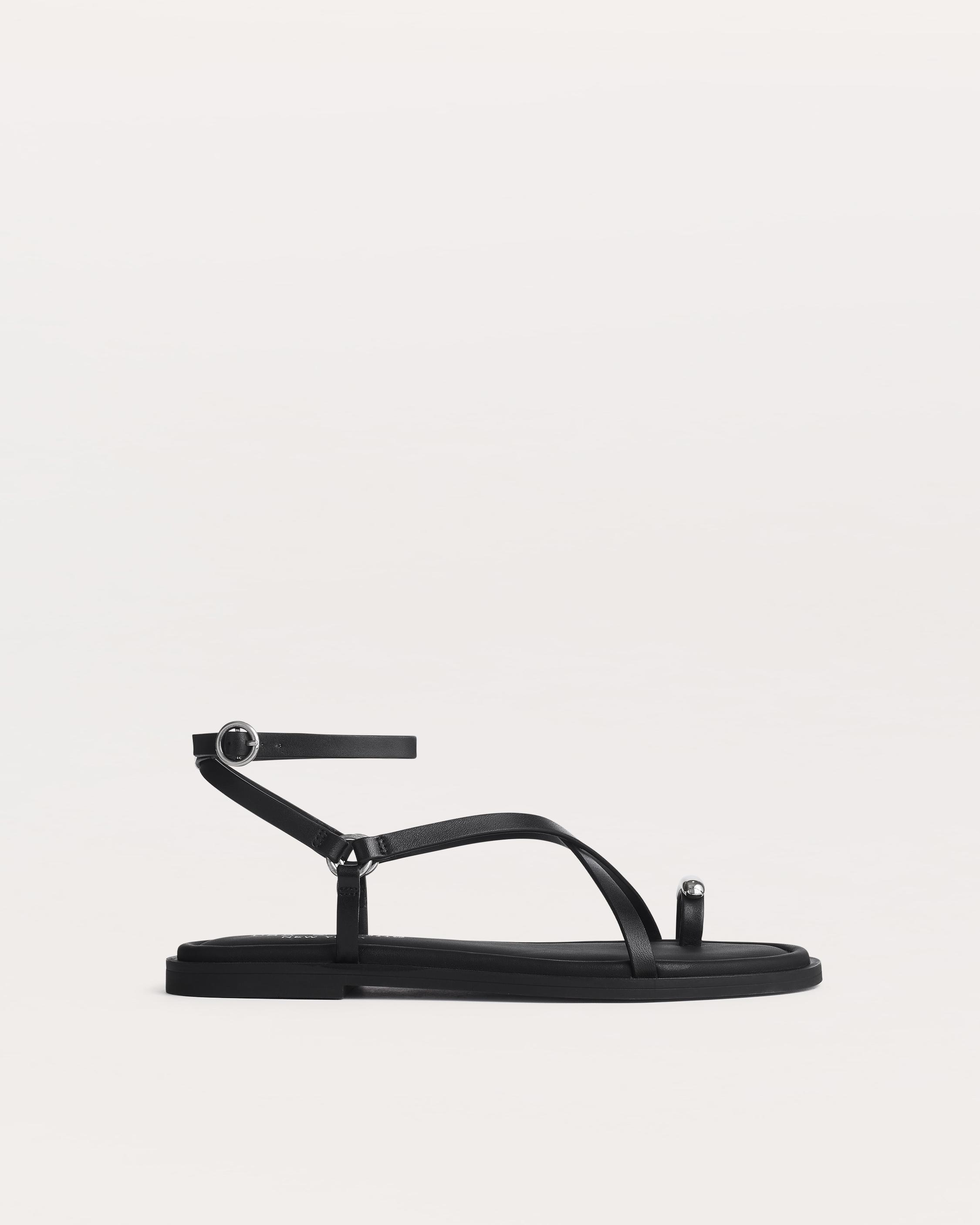 Geo Toe Ring Sandals - Black | rag & bone
