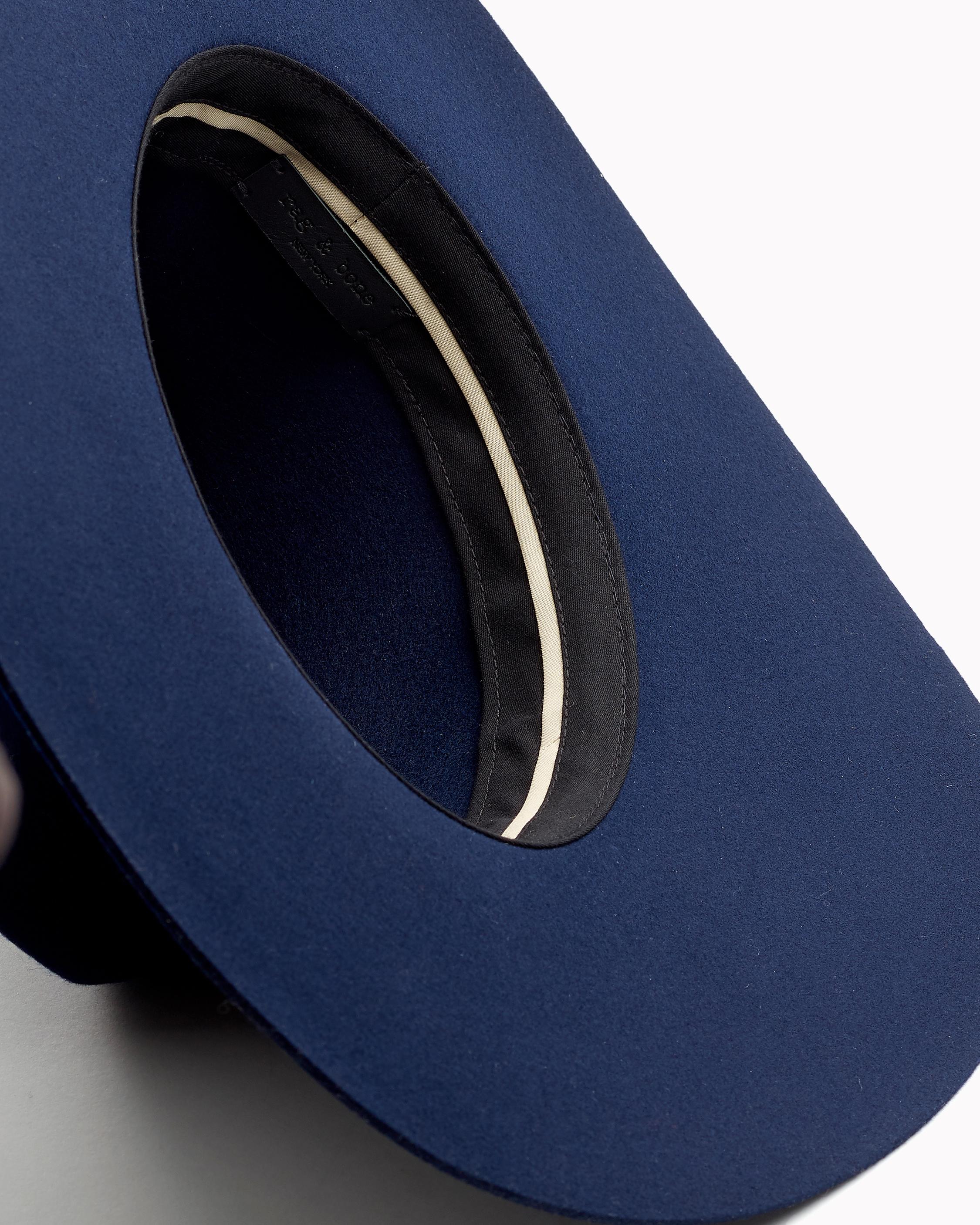 Kacy Wide-Brimmed Suede Fedora | rag & bone