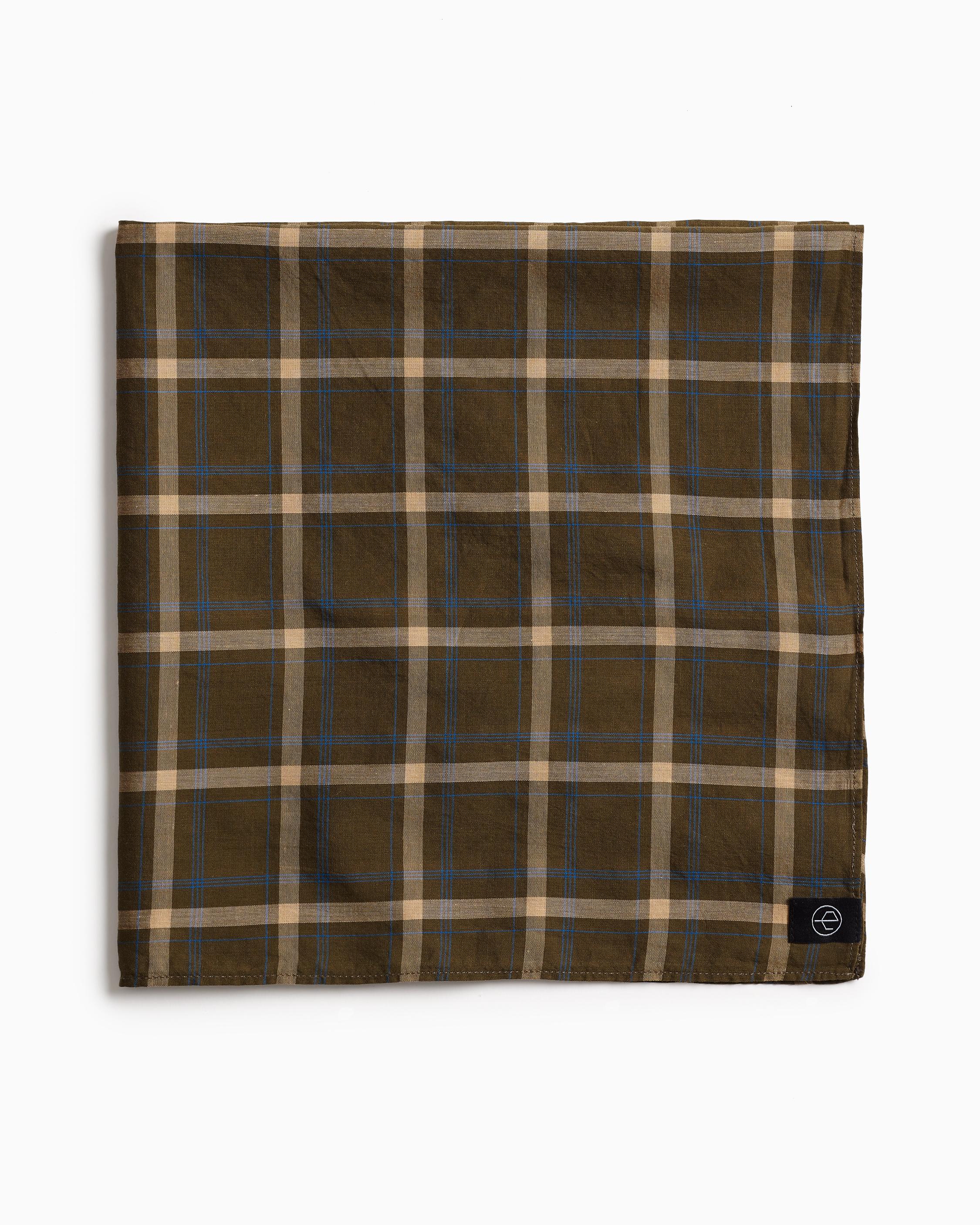 SCOT COTTON BANDANA MASK - Olive Multi | rag & bone