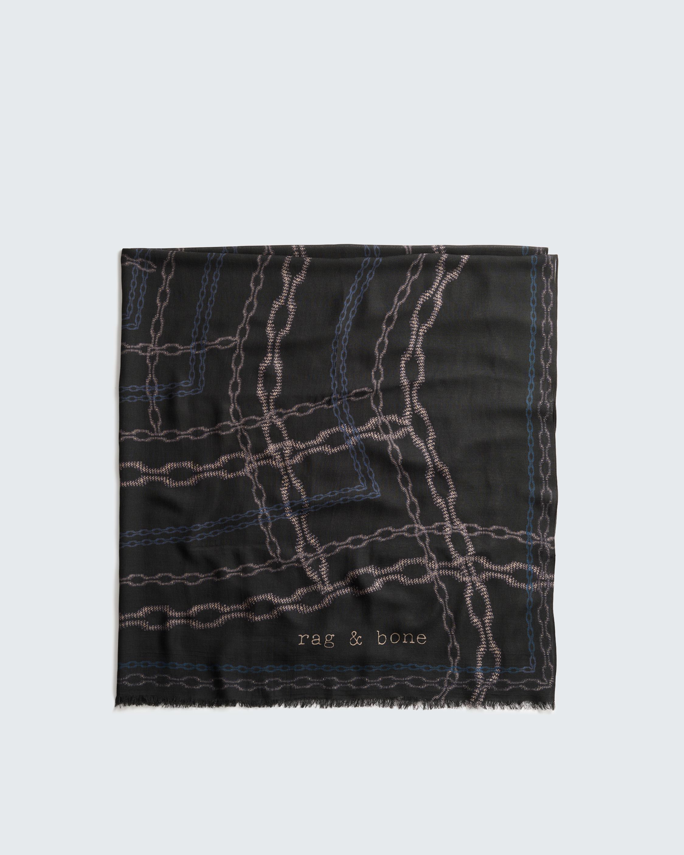 Pea Chain Scarf - Black | rag & bone