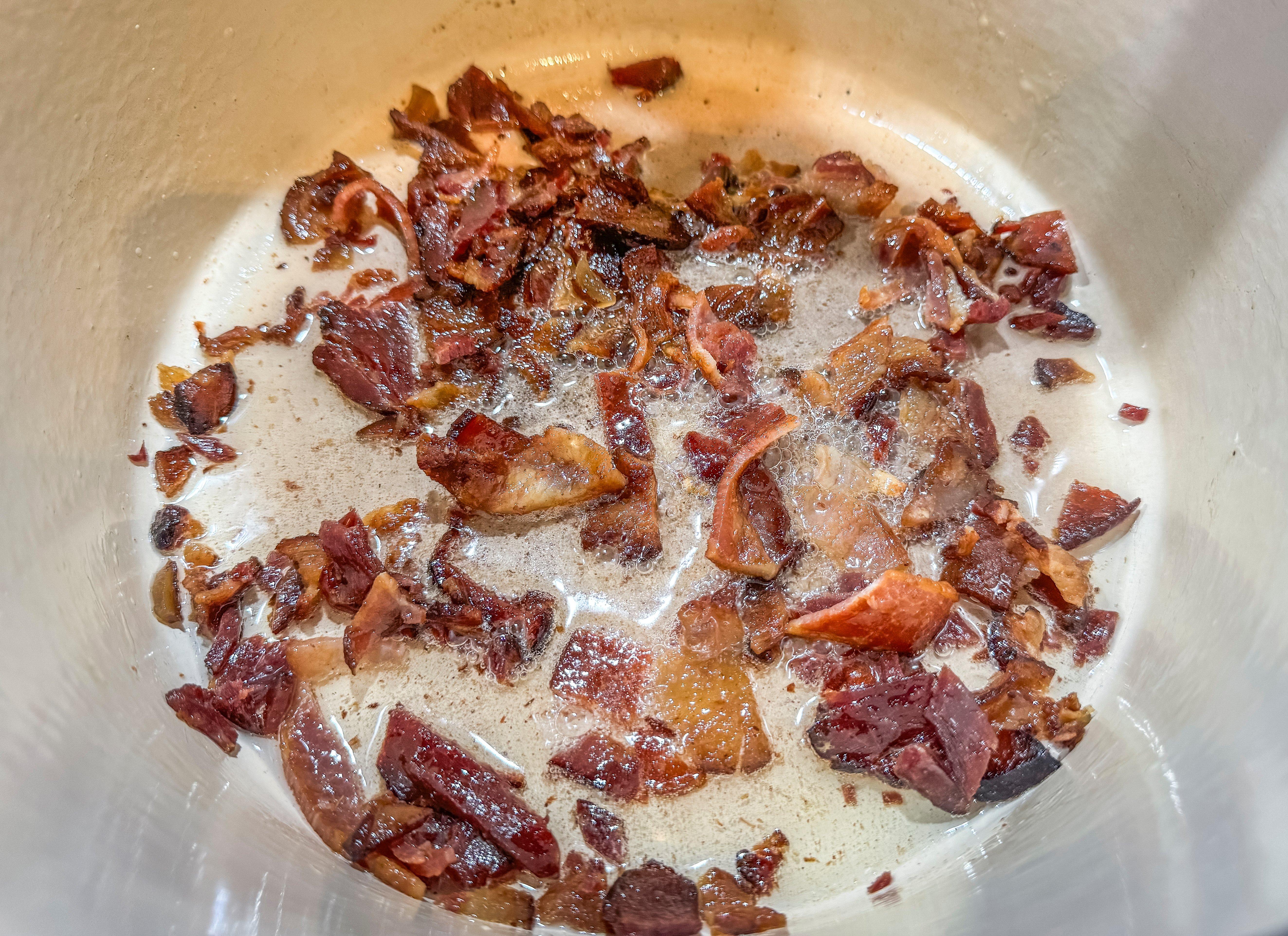 Pan-Roasted Teal and Smoked Sausage with Gravy - Realtree Camo