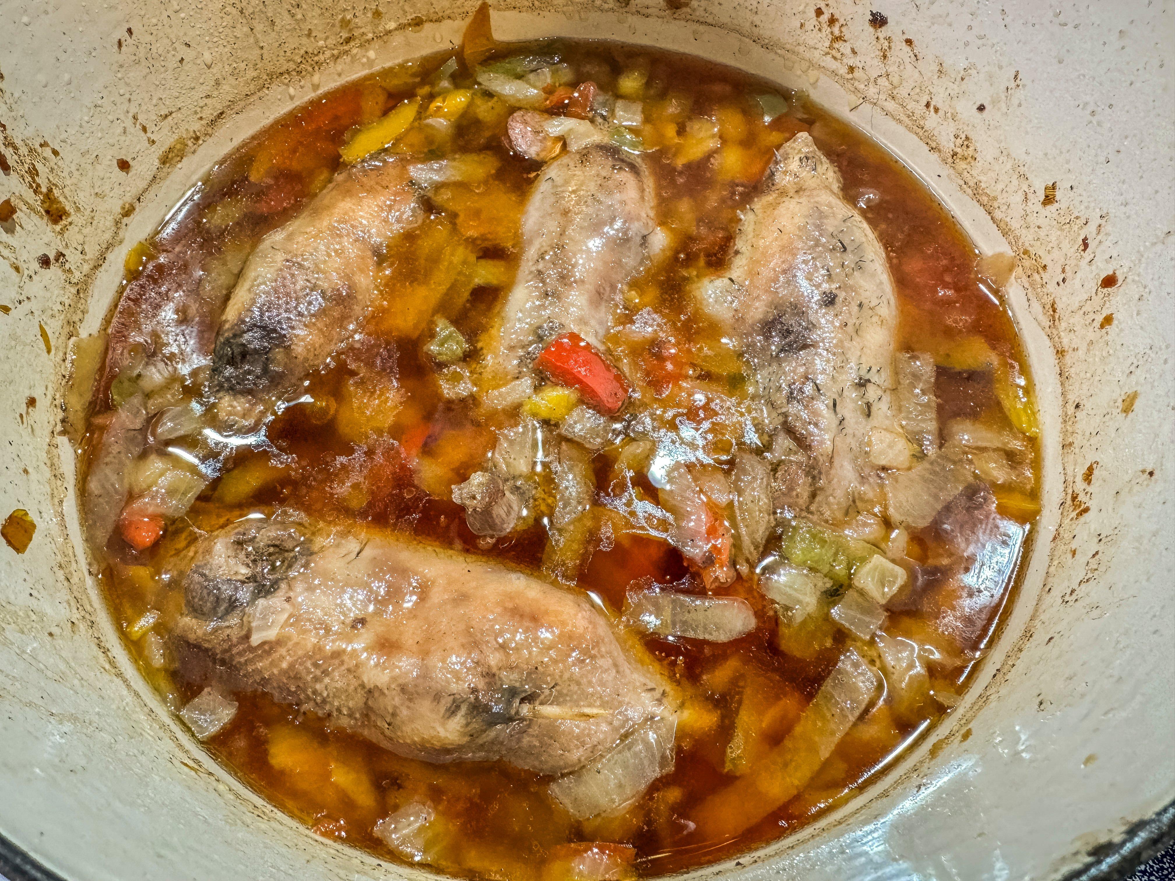 Pan-Roasted Teal and Smoked Sausage with Gravy - Realtree Camo