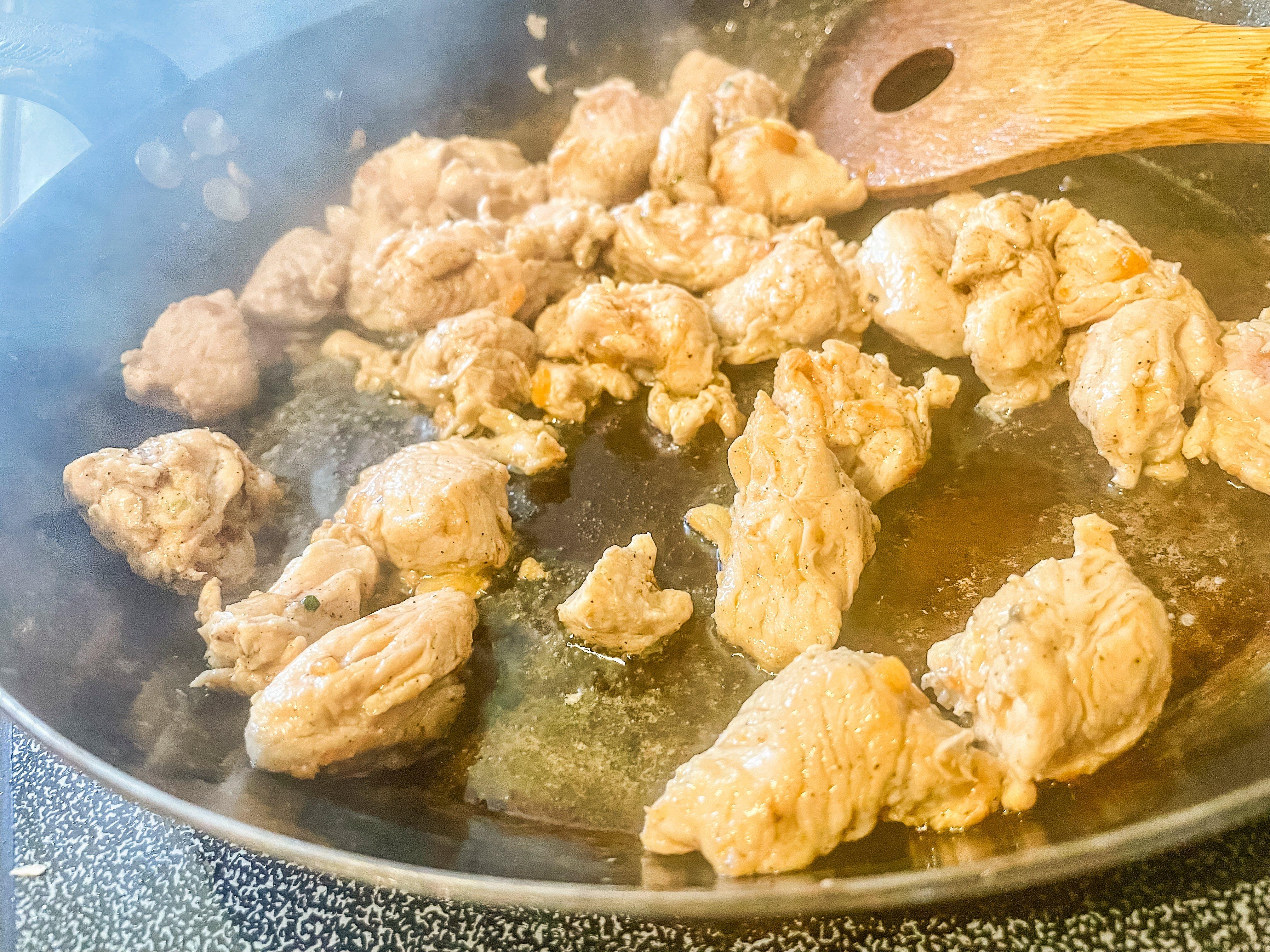 Italian Style Fettuccine Alfredo with Turkey Tenderloin - Realtree Camo