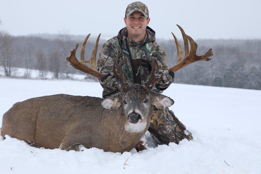 A Real Life 200-Inch Canadian Buck with a Shotgun - Realtree Camo