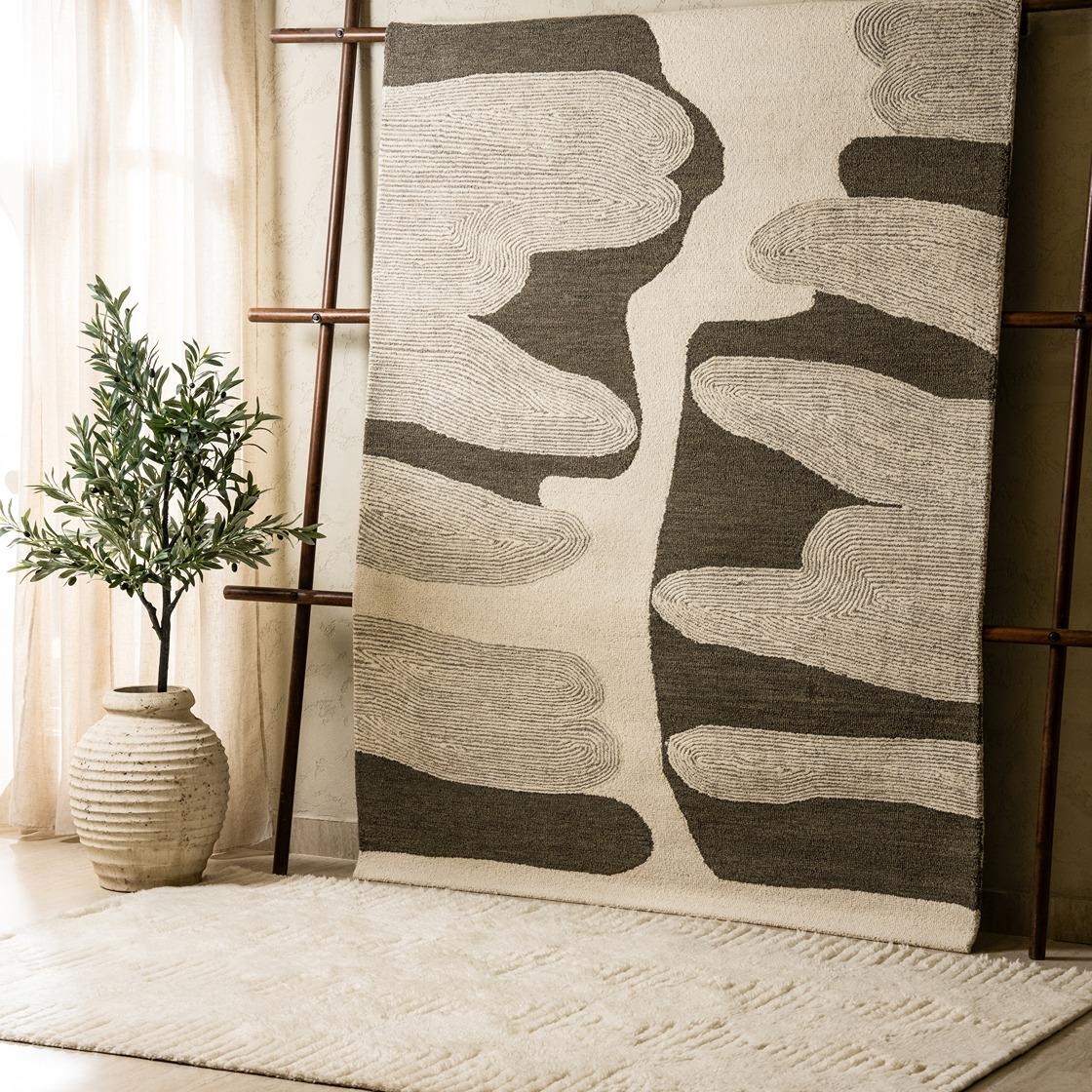 Rebel Area Rug Grey 170X240 cm in Kuwait | Buy Online | safathome.com