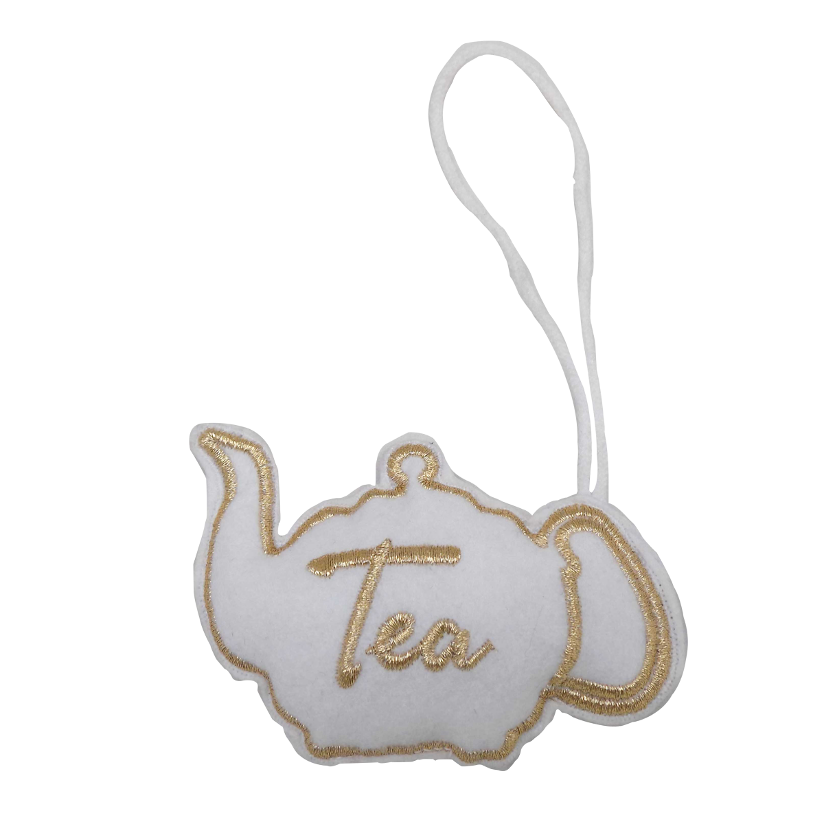 Teapot Drink Tag Gold 11X7 cm in Kuwait | Buy Online | safathome.com
