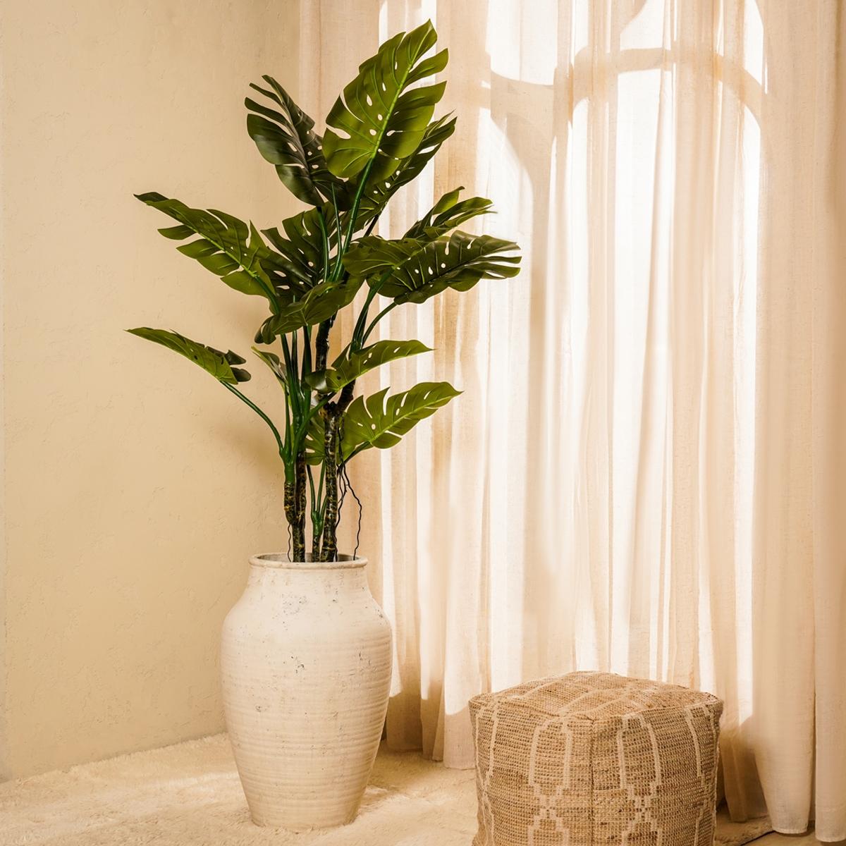 Artificial Monstera Tree Green Height 160 cm in Kuwait | Buy Online ...