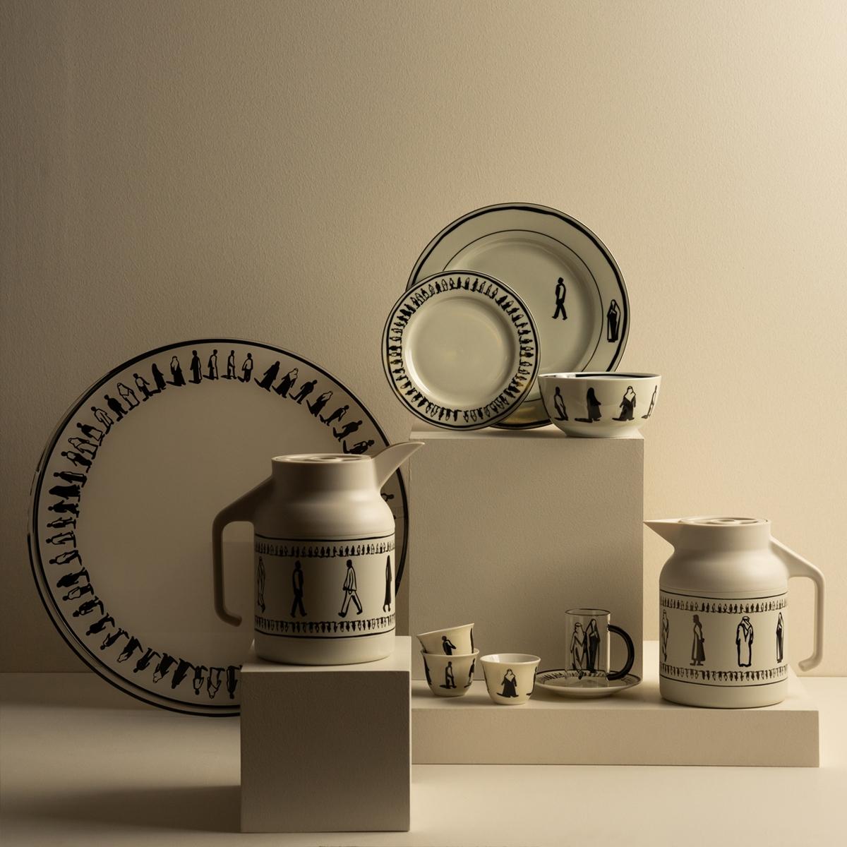 Essence Porcelain Dinner Set 18Pcs Black in Kuwait | Buy Online ...
